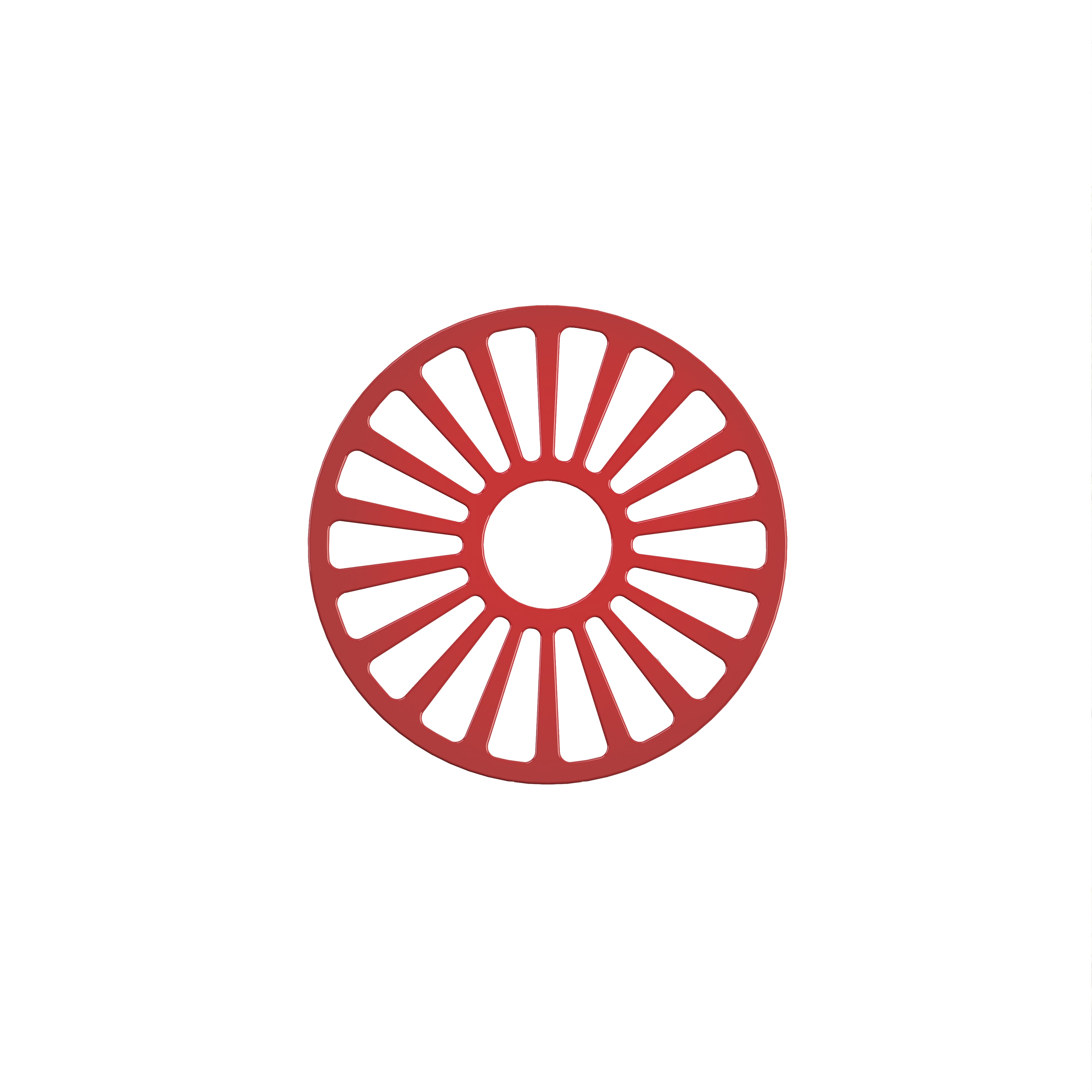 Tramontina Bestow 7 in Enameled Cast-Iron Round Trivet - Gradated Red ...