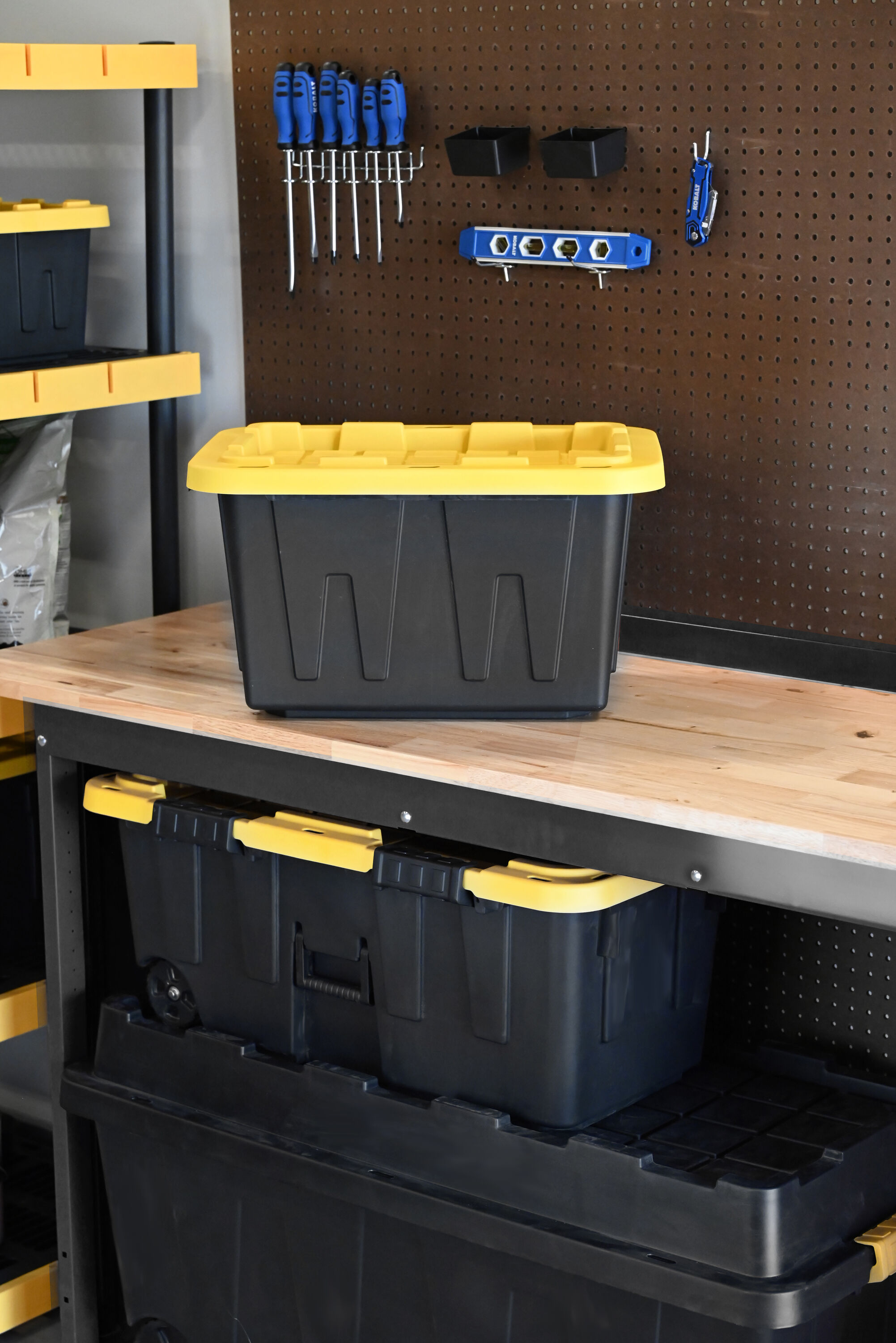 Project Source Commander Medium 12-Gallons (48-Quart) Black and Yellow ...