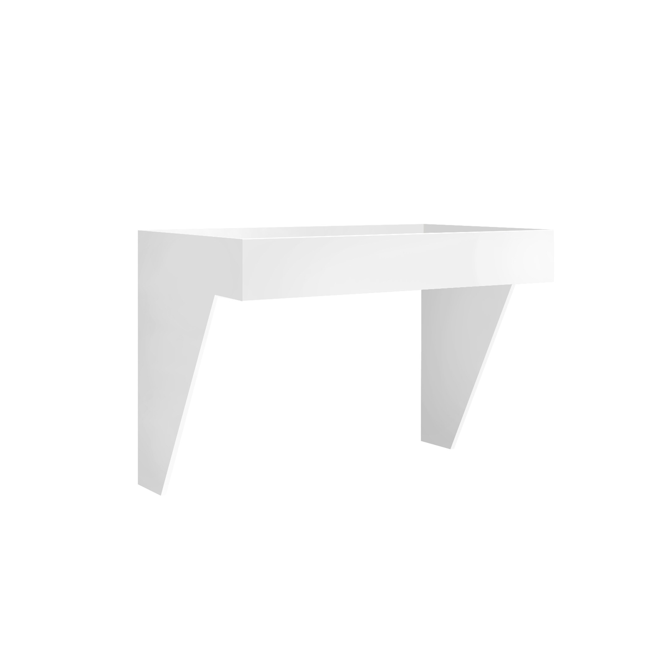 Parkstone 36-in W x 24-in H x 24-in D White Painted Sink Base Fully ...
