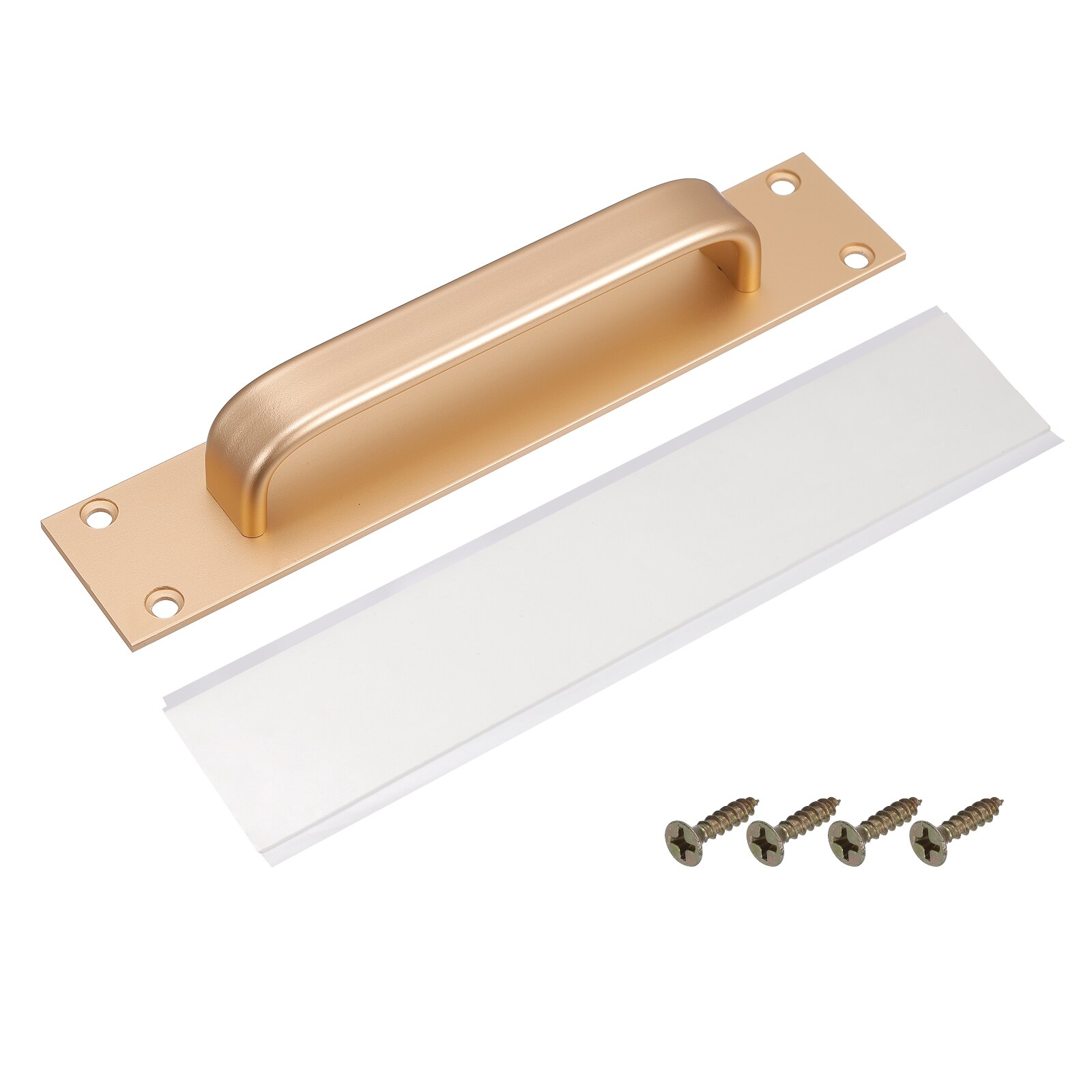 Unique Bargains 1Pcs Door Handle Pulls 200mm/7.87inch Gold Sliding Barn ...