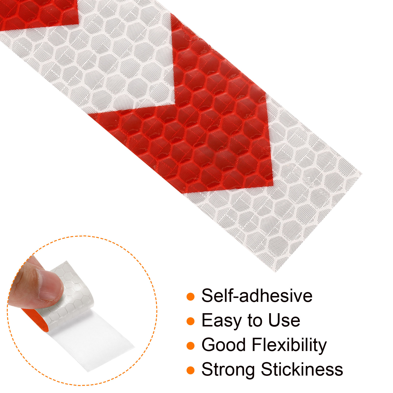 PATIKIL 1 Roll Reflective Tape 10-Foot x 1-Inch Waterproof Adhesive ...