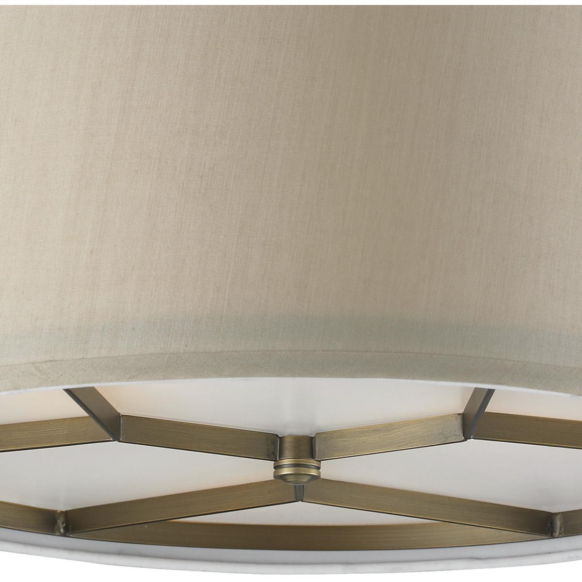 Atlas Lighting and Home CL11860-BS Baxter Semi-Flush Mount Brushed ...