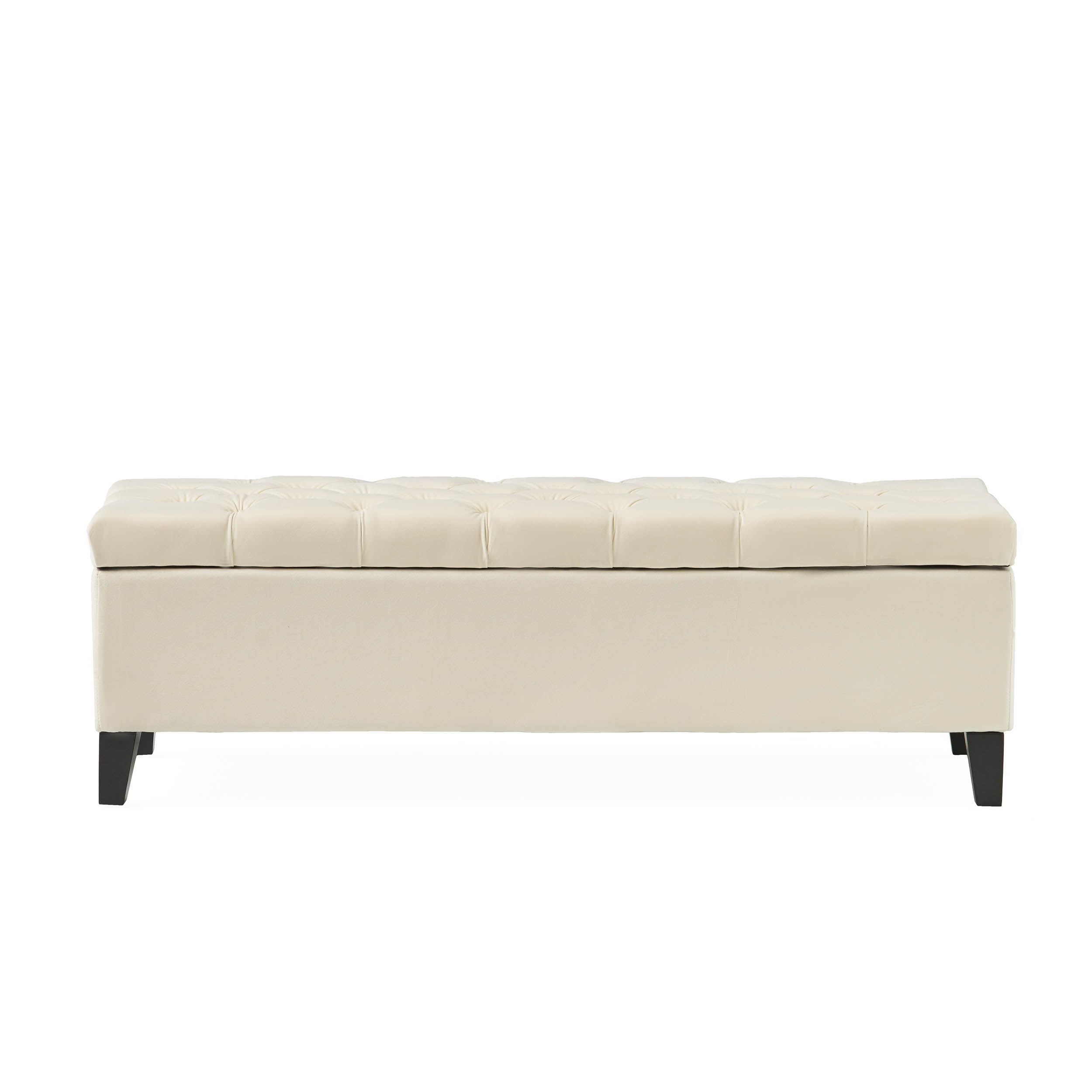 Best Selling Home Decor Casual Beige Storage Ottoman 299247 at Lowes.com