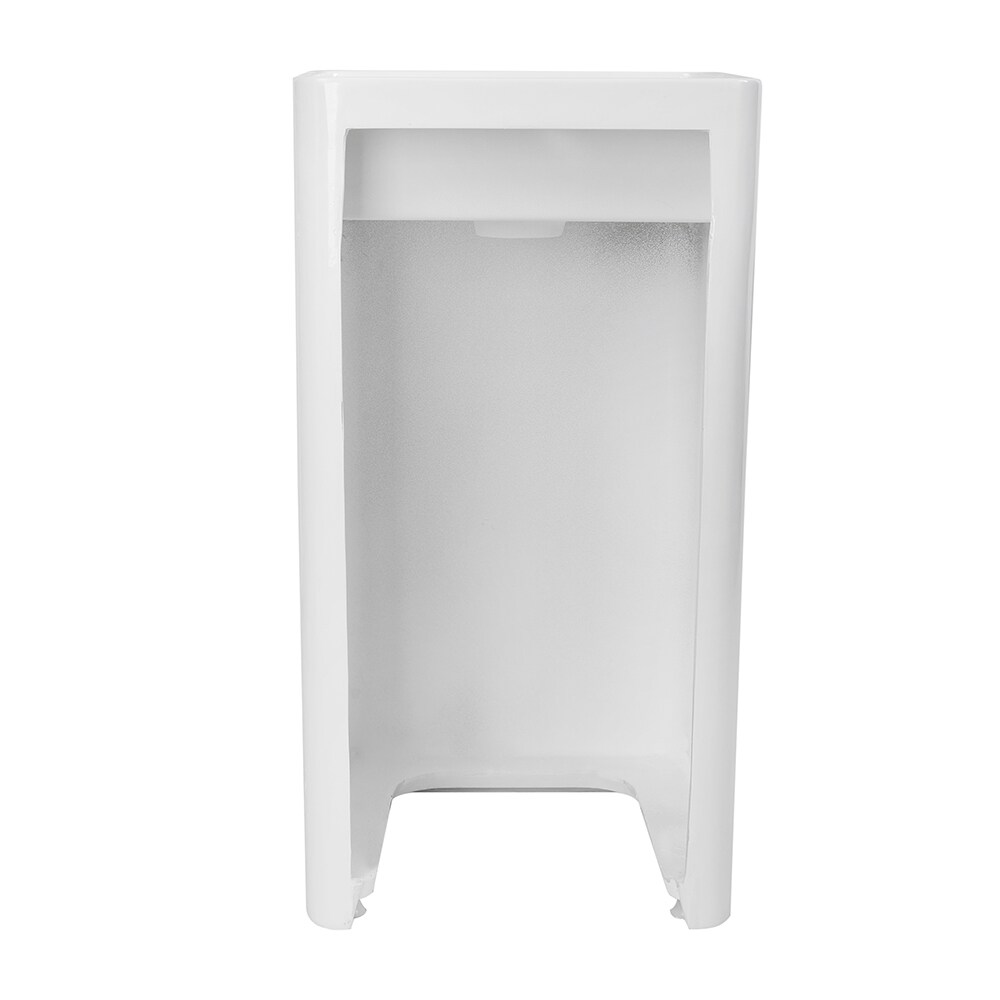 Streamline Glossy Composite Modern Pedestal Sink Combo (17.7-in x 32.3 ...