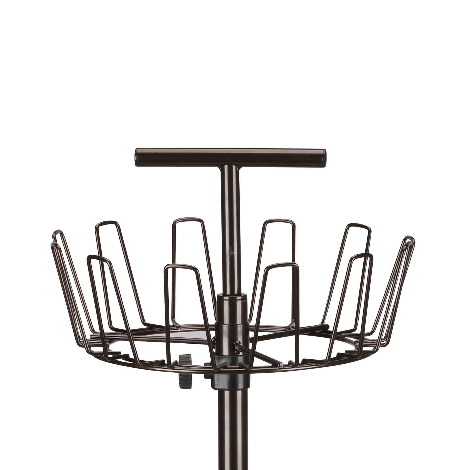 Household Essentials 3 Tier Revolving Shoe Tree Strong Steel Frame ...