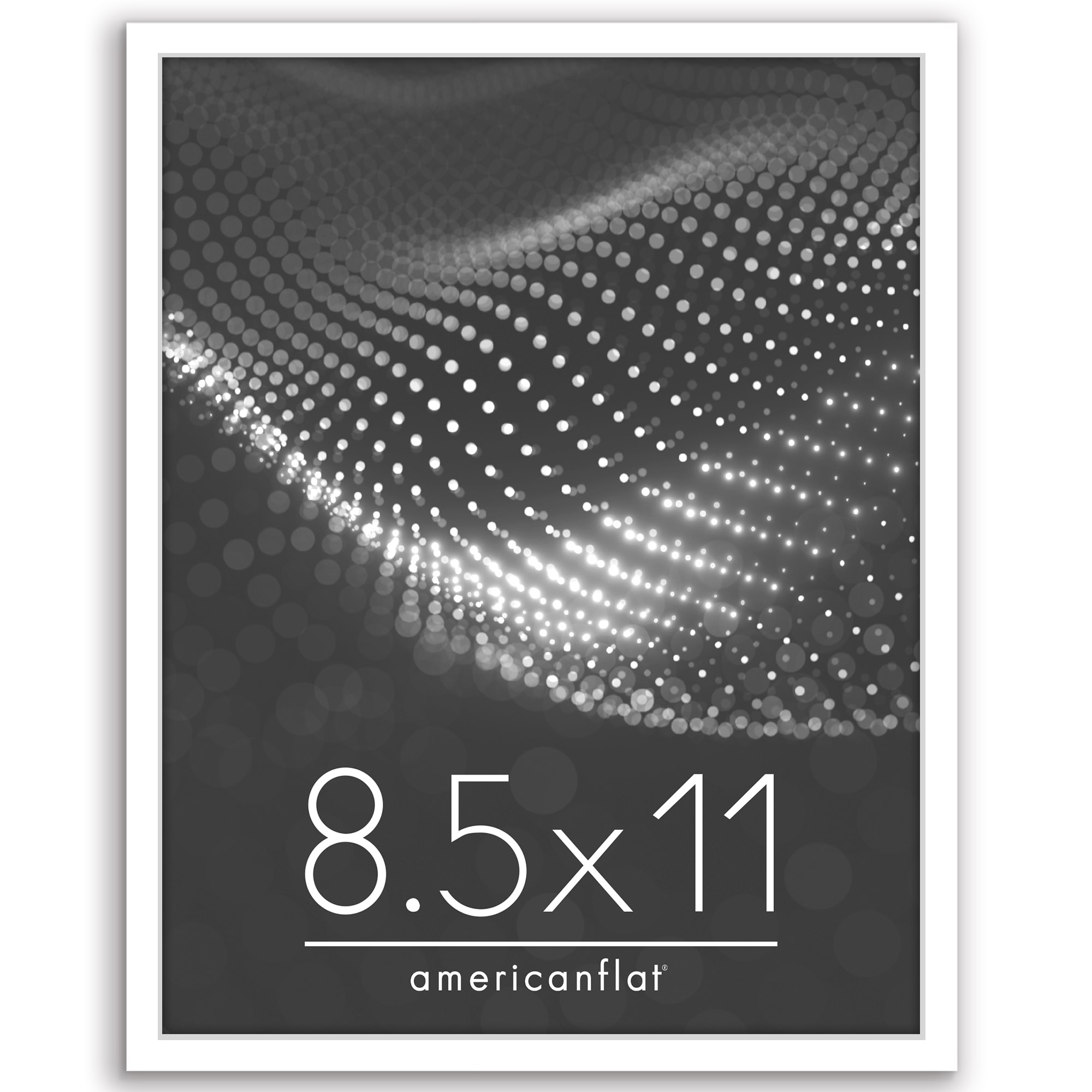 Americanflat 8.5x11 Thin Border Diploma Frame - Shatter-Resistant Glass ...
