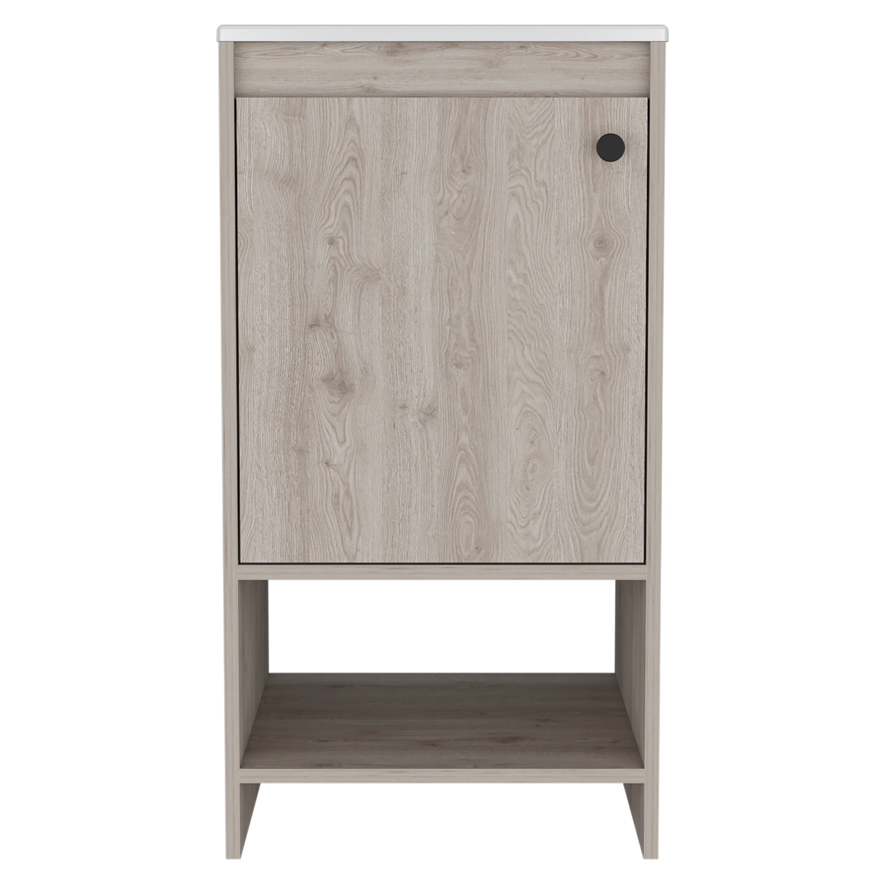 LUXEYARD Bathroom Vanity Poket Bathroom Light Gray in the Bathroom ...