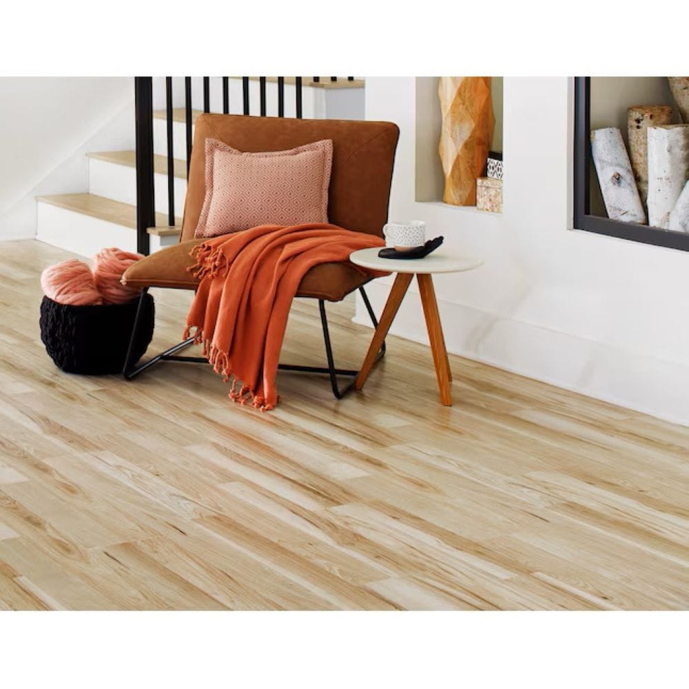 Style Selections (Sample) Hennigan Hickory 7-mm T x 7-1/2-in W Laminate ...