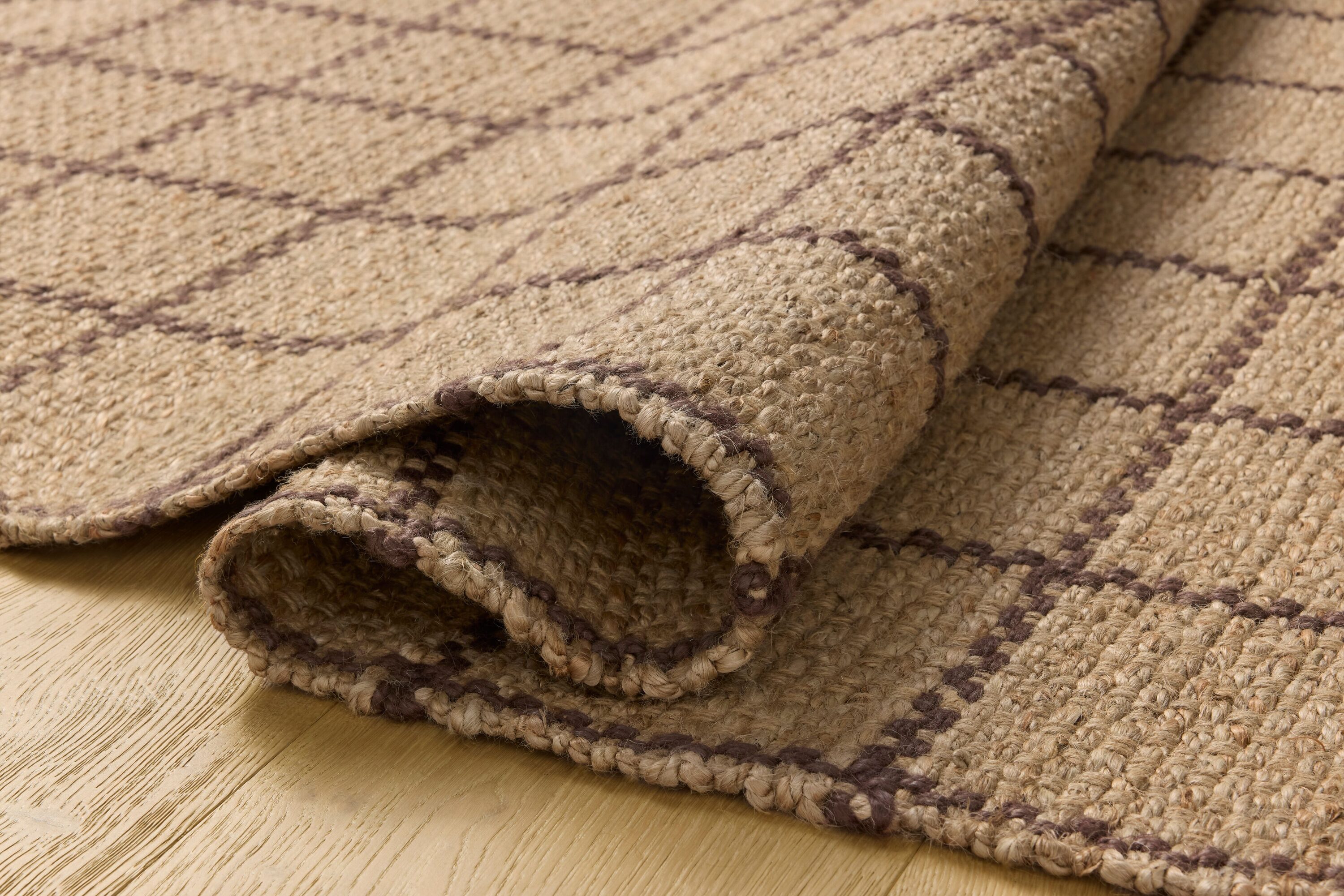 Chris Loves Julia x Loloi Fletcher 3 x 5 (ft) Loomed Jute Natural ...