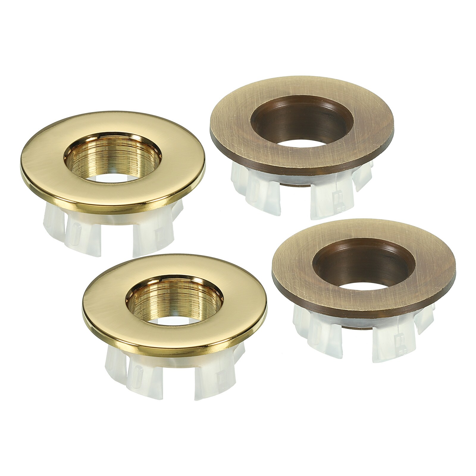 PATIKIL Sink Overflow Ring 4pcs Sink Basin Trim Overflow Cover Insert ...