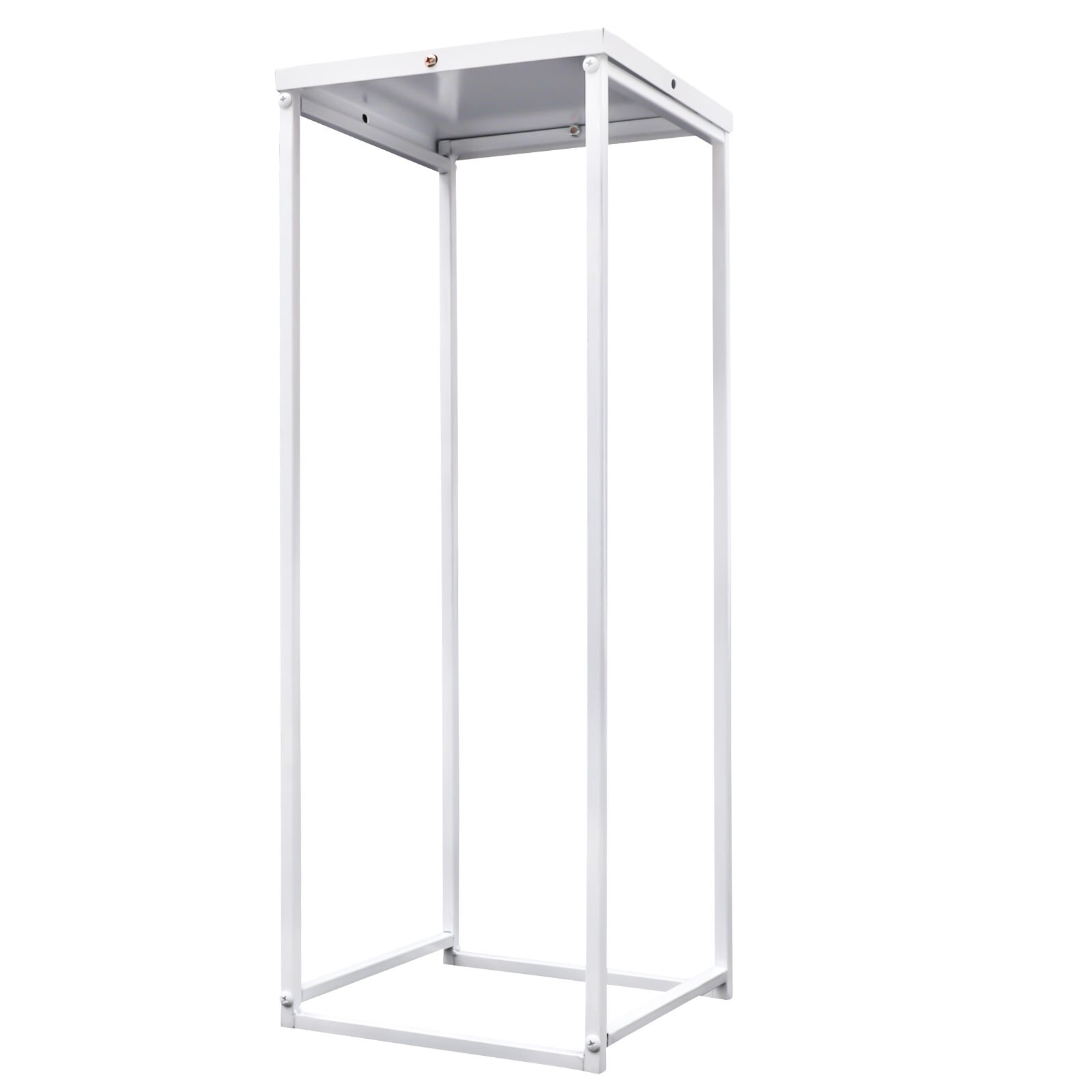 CNCEST 28-in H x 12-in W 3 Pcs Different Size White Square Metal Indoor ...