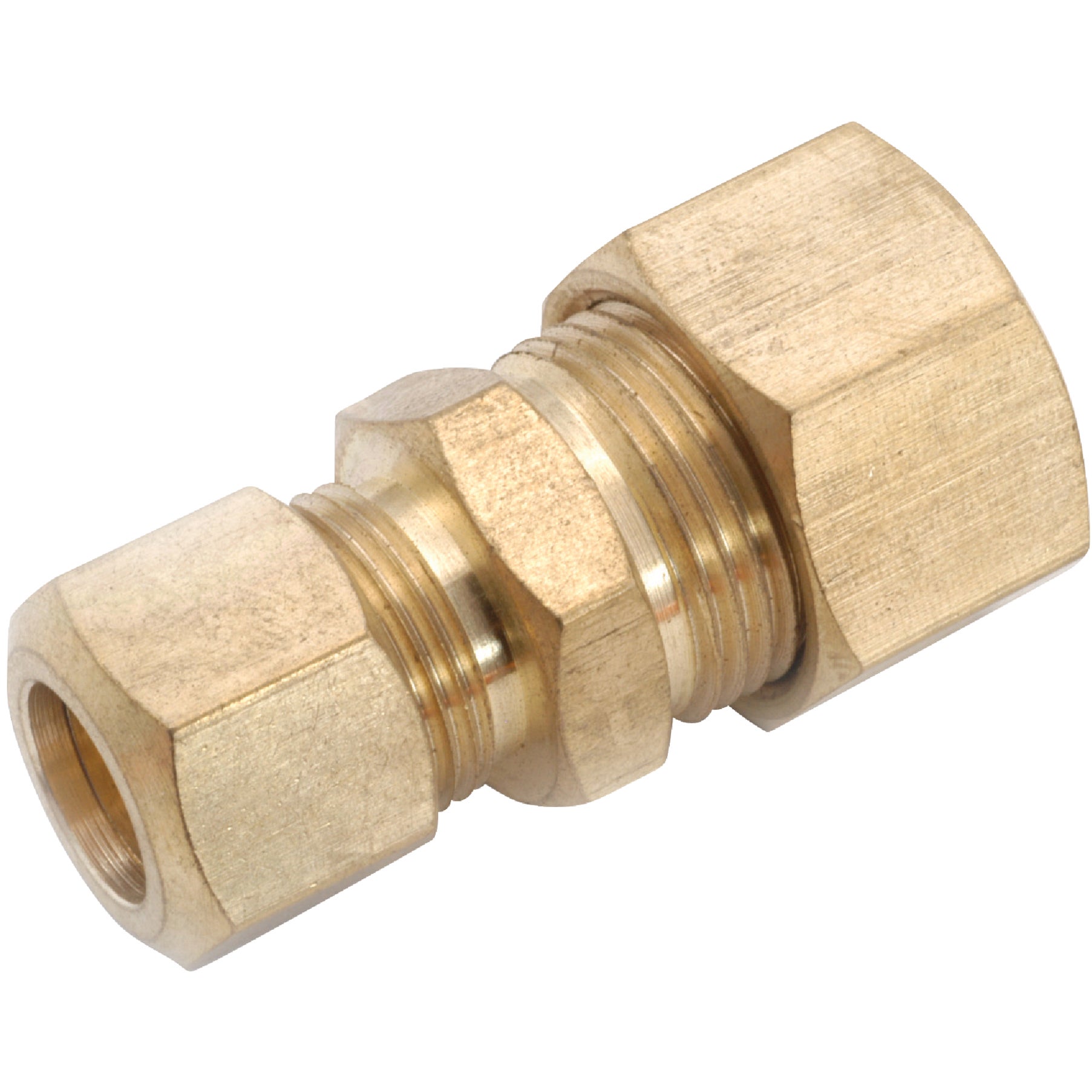 Anderson Metals 750082-1008 Low-Lead Brass Reducing Union 5/8 inch x 1/ ...