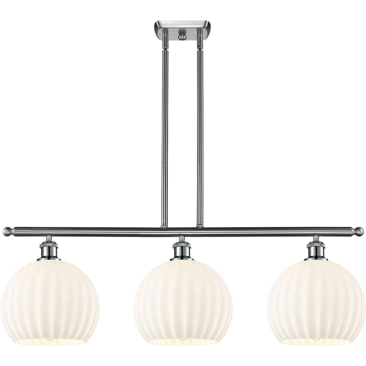 Innovations Lighting 516-3I-SN-G1217-10WV Ballston White Venetian ...