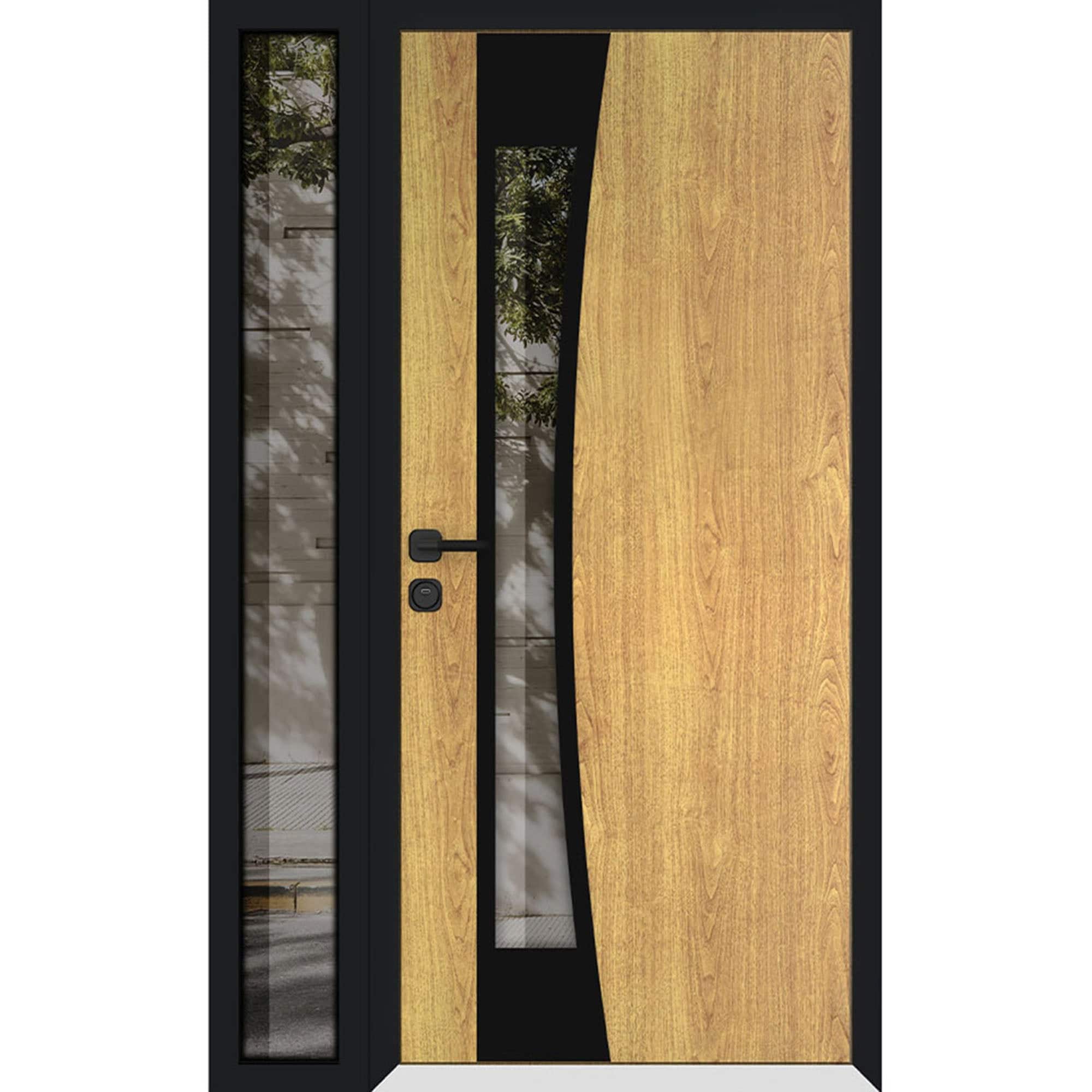 Vdom doors VDOMDOORS CYNEX866116 Exterior Prehung Steel Door with ...