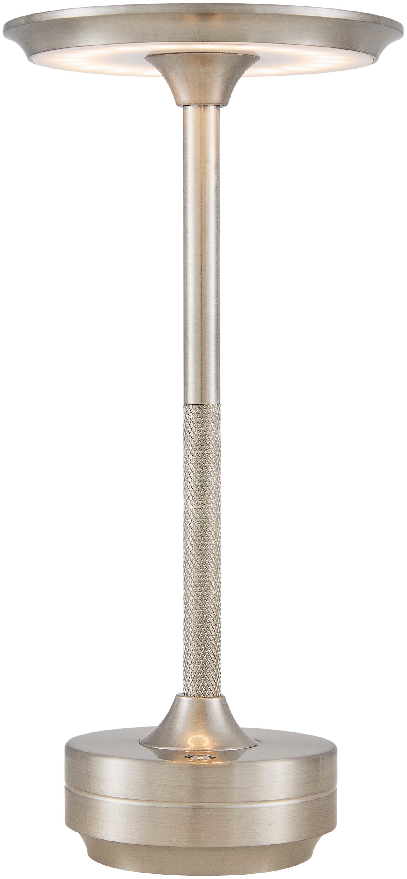 Livabliss Furnas 11-in Metallic - Silver LED On/Off switch Table Lamp ...