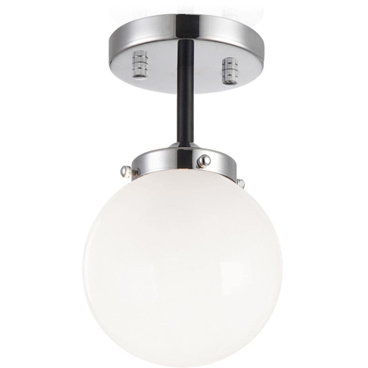 Matteo Lighting X72301CHOP Maru Flush Mount Chrome in the Flush Mount ...