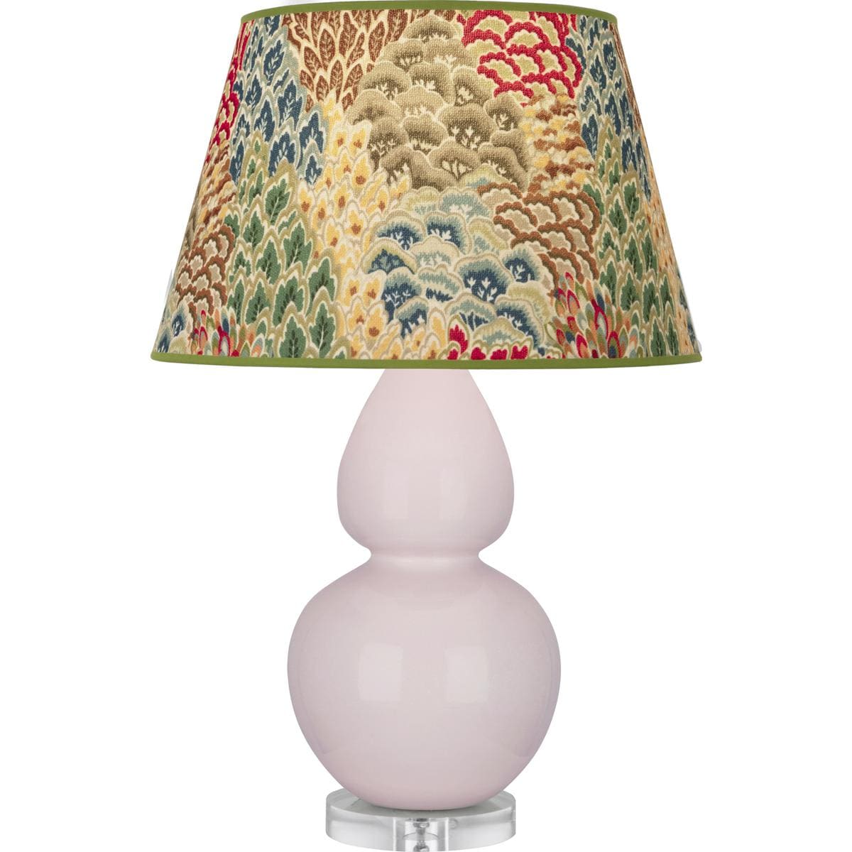 Robert Abbey Lighting Robert Abbey RW23F Double Gourd Table Lamp Rose ...
