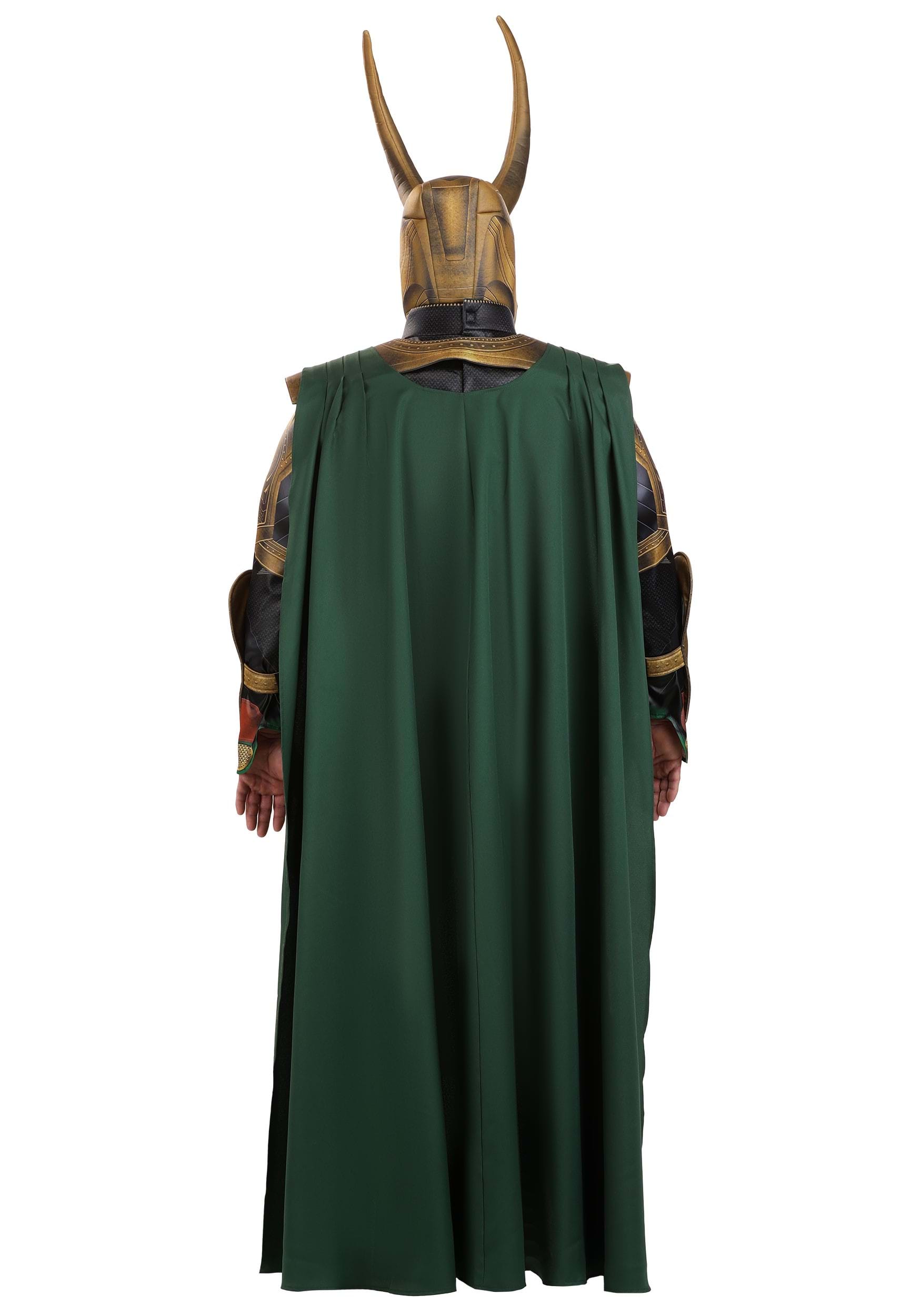Jazwares Plus Size Men's Premium Marvel Loki Costume Marvel Costumes 2X ...