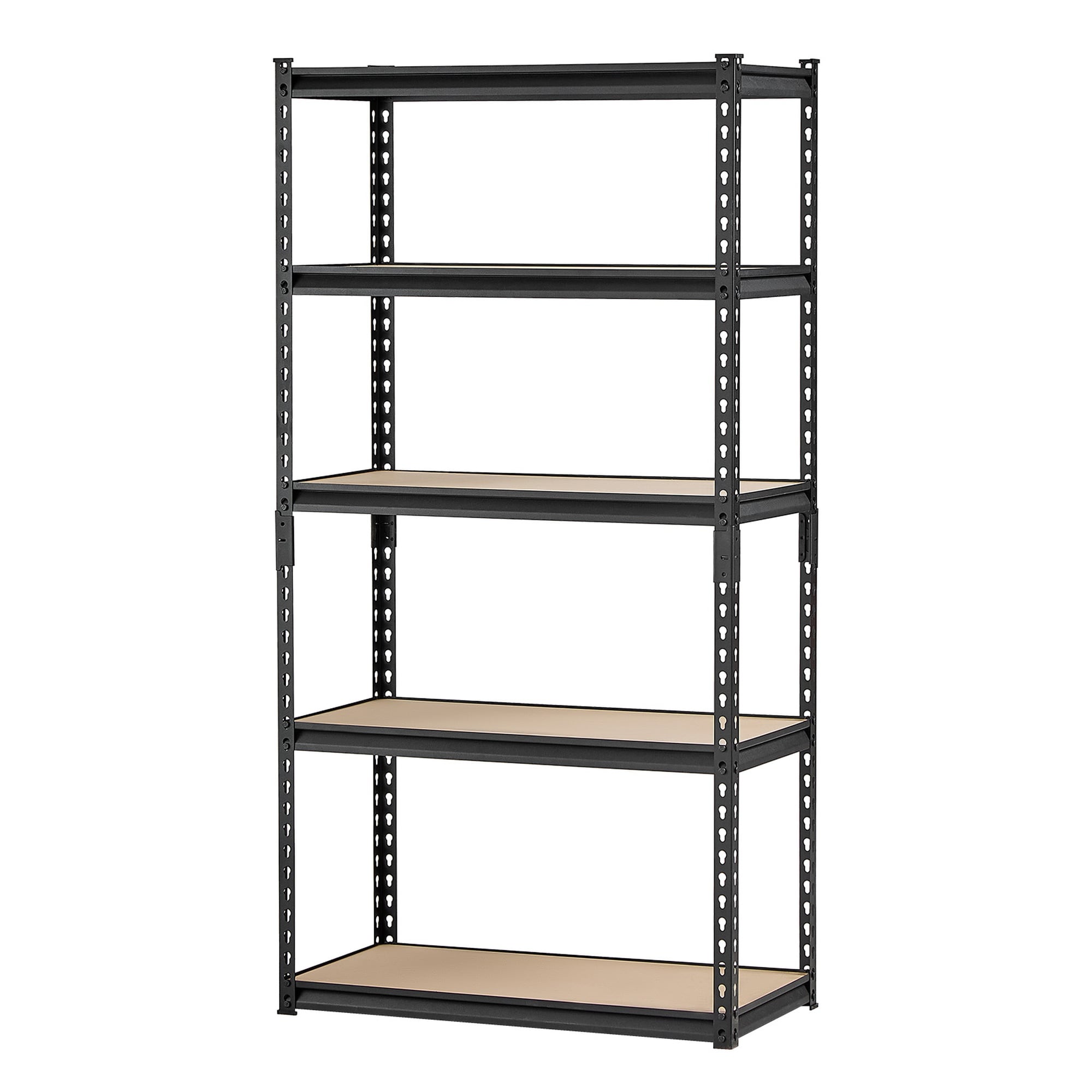HyperDrop Cart Black Freestanding 5-Tier Storage Rack/Heavy Duty ...