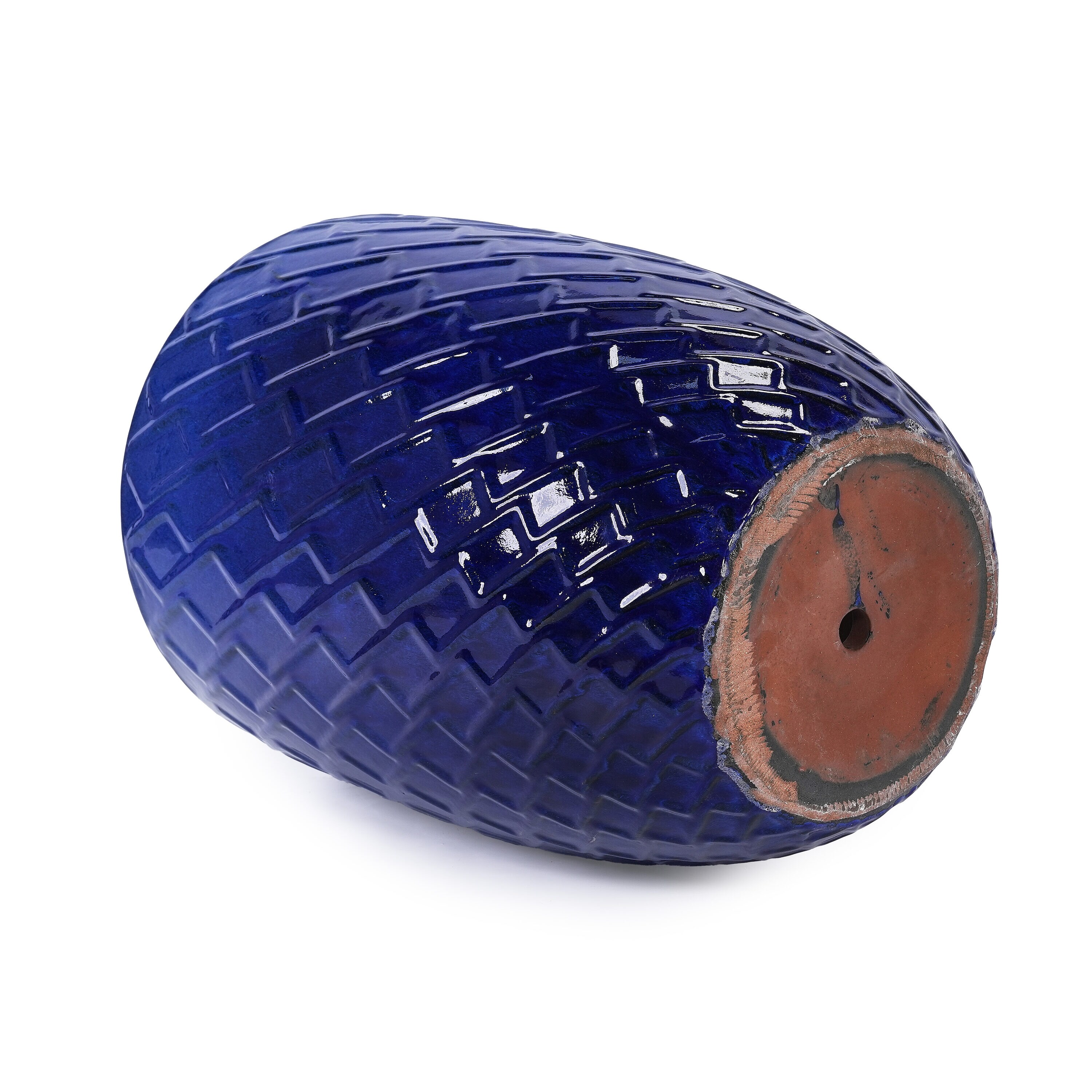 Dovelina Indoor/Outdoor Modern Ceramic Pot Planter with Drainage Hole ...