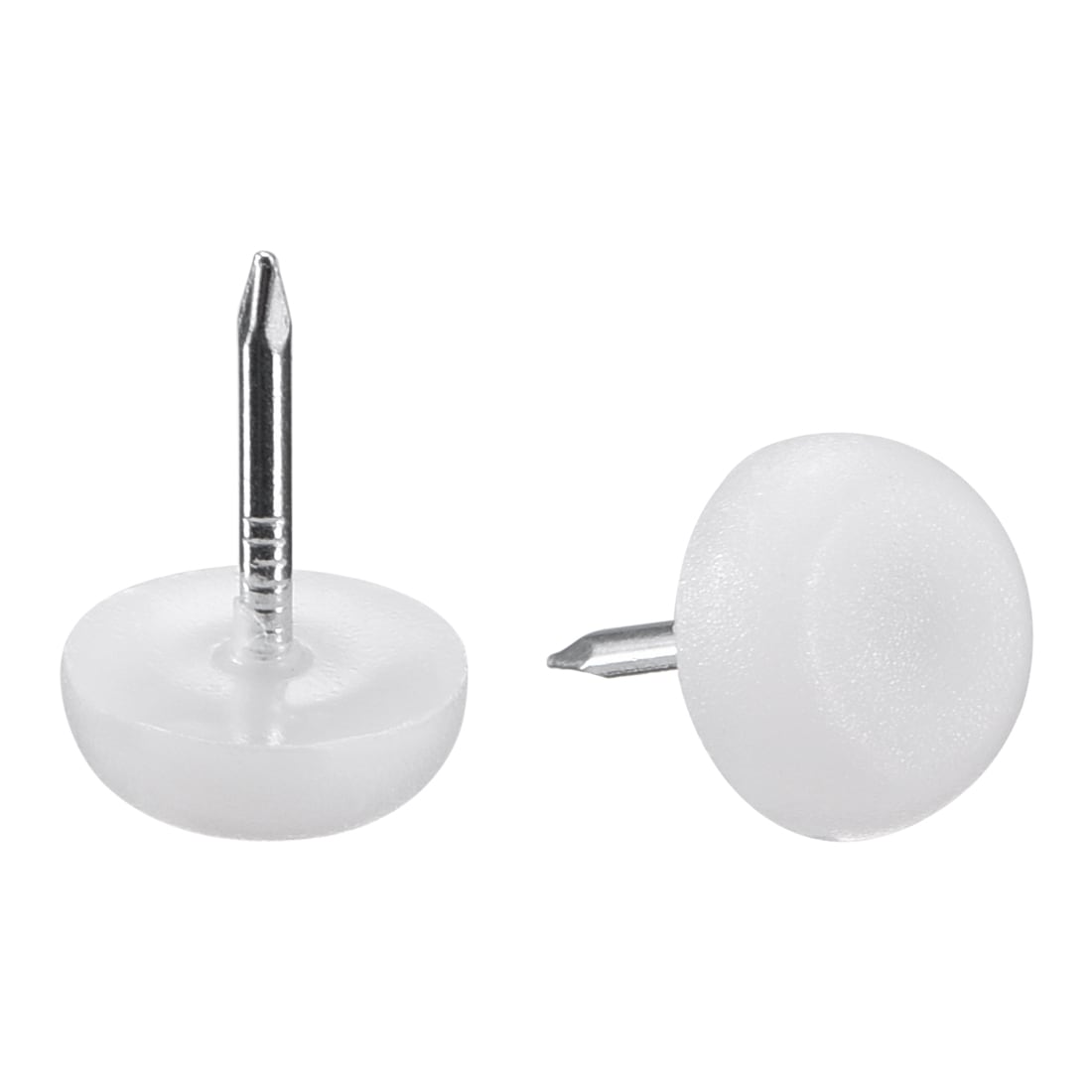 Unique Bargains 60pcs Furniture Feet Nail Plastic Glide Nails Chair ...