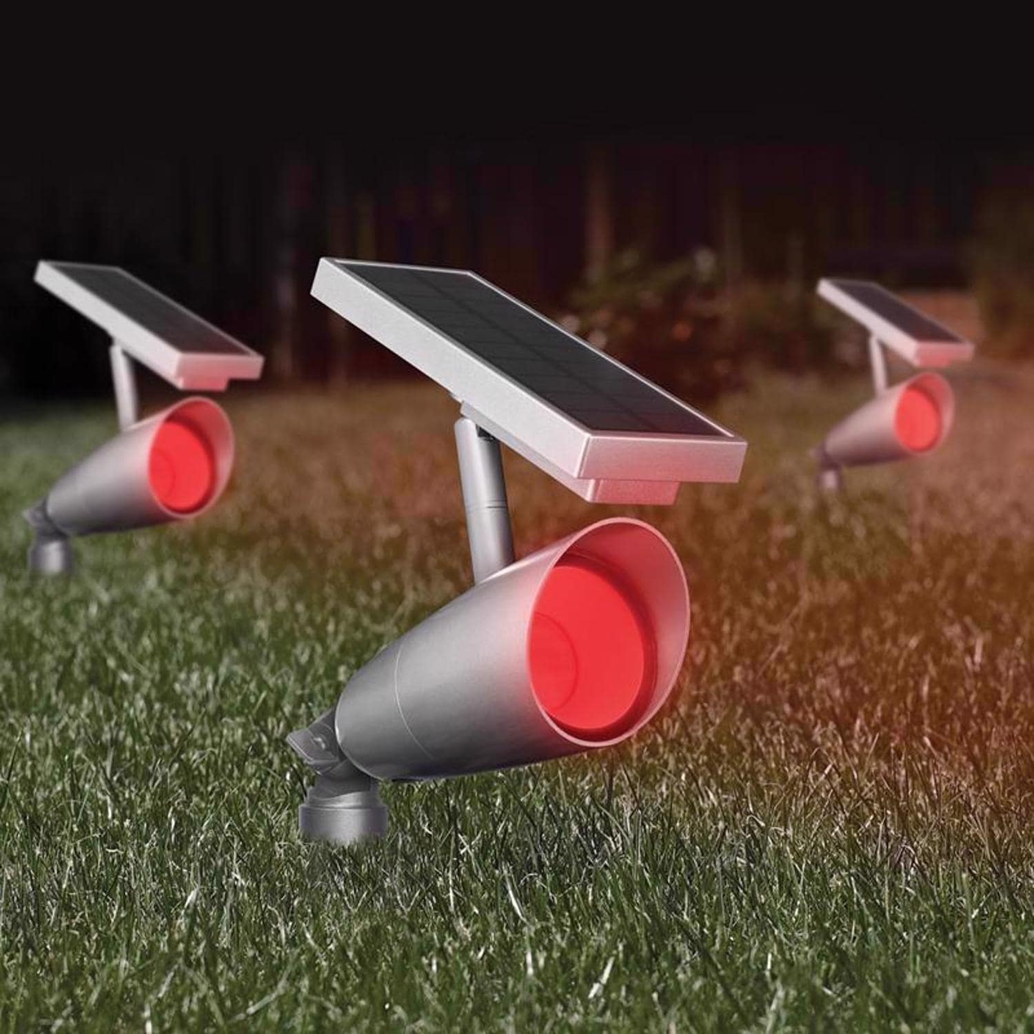 Feit Electric OneSync Brushed Nickel Solar Powered 100 W LED Spotlight ...
