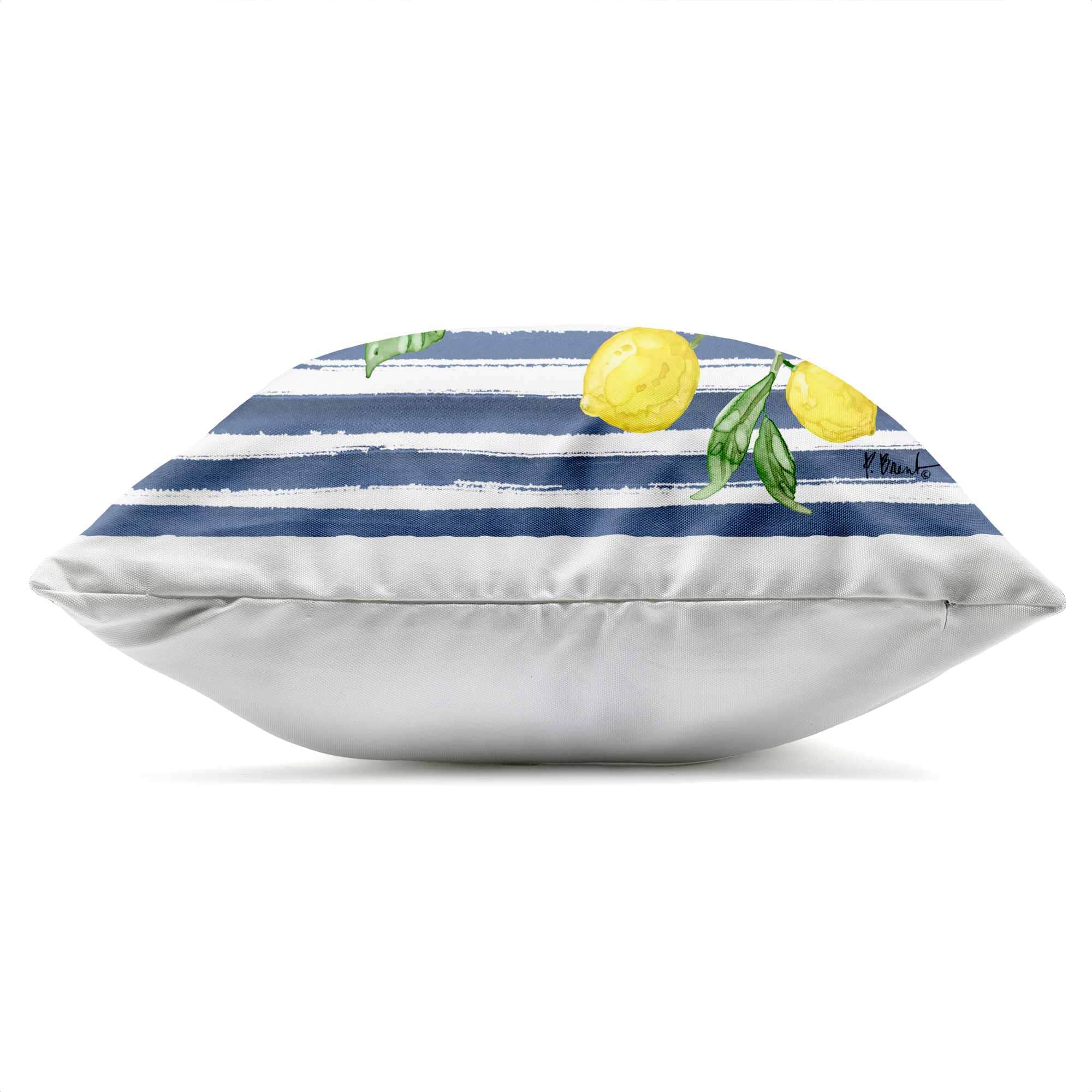 Stupell Industries Juicy Lemon Vine Outdoor Printed Pillowdesign by ...
