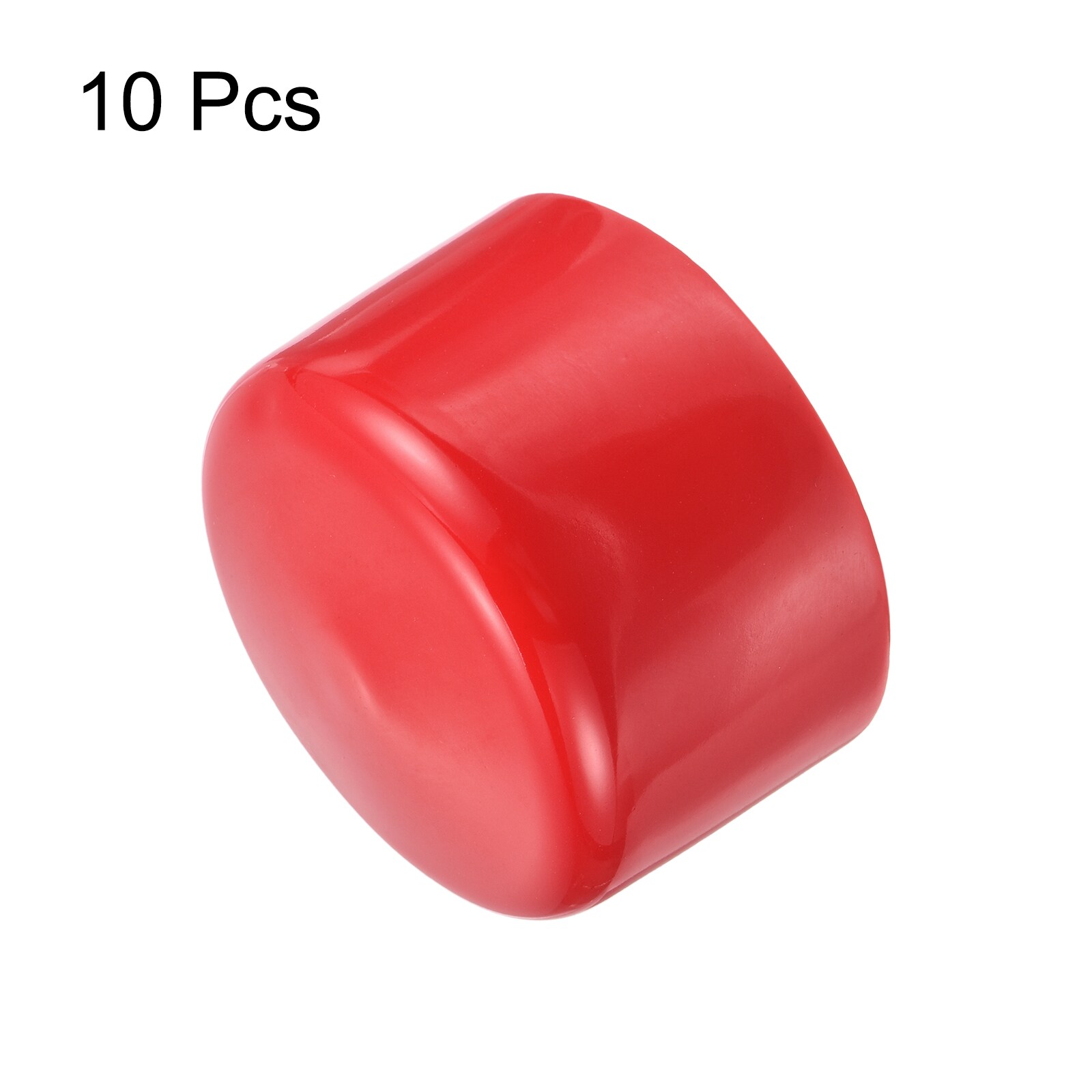 Unique Bargains 10pcs Rubber End Caps 60mm ID Vinyl Round End Cap Cover ...