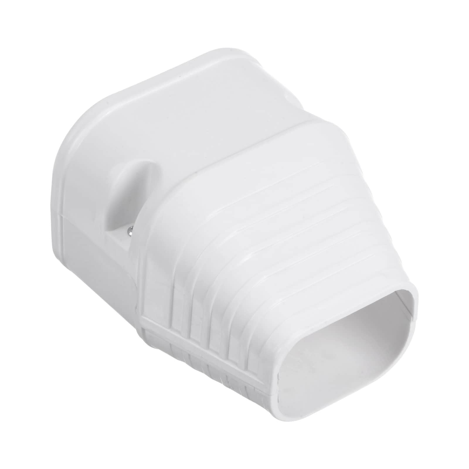 PATIKIL 3 Inch PVC Decorative Line Cover Reducer End Cap Tubing Parts ...