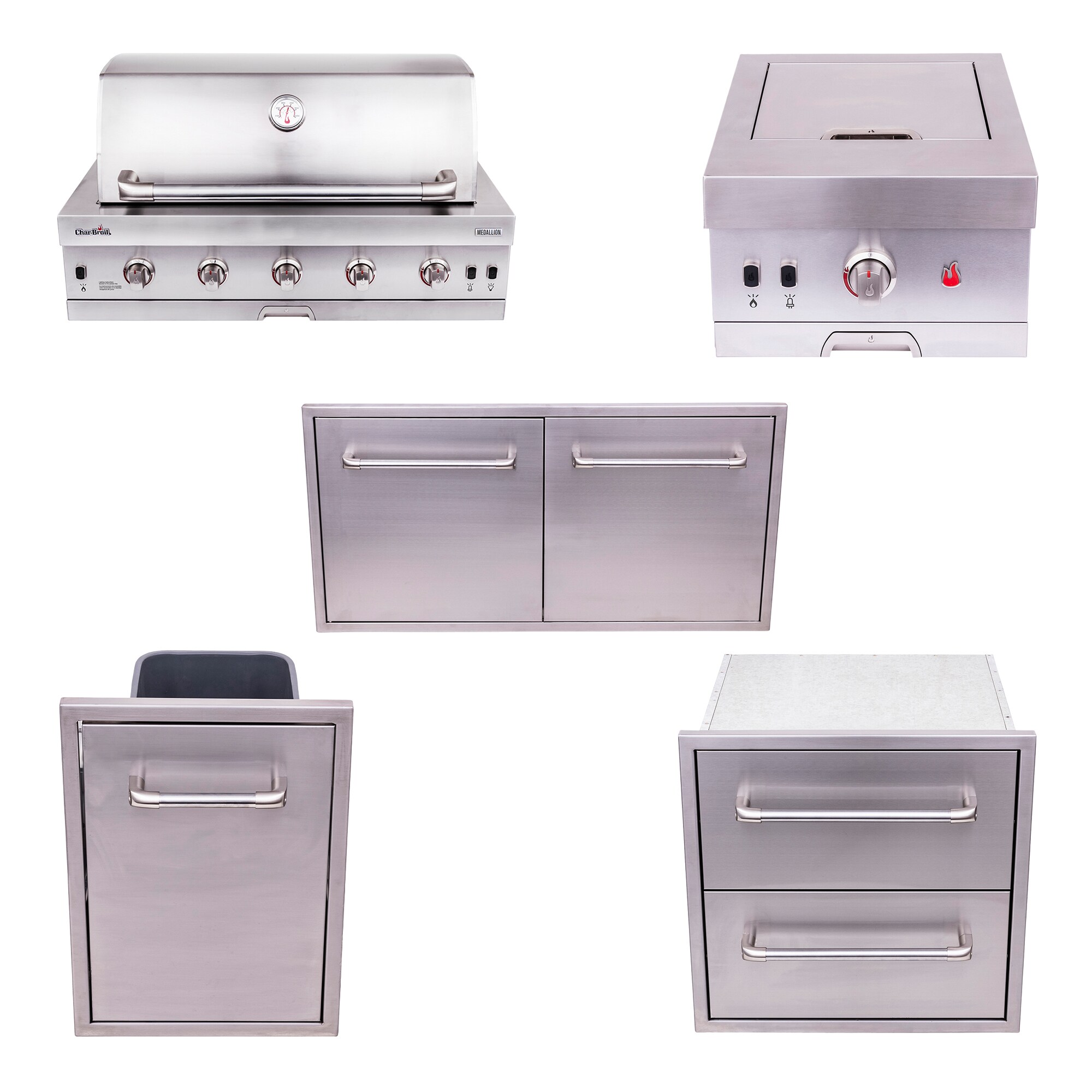 Char-Broil Double doors Modular Outdoor Kitchens at Lowes.com