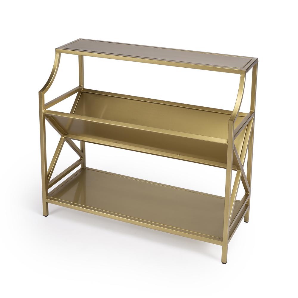 Butler Specialty Keats Library 2 Tier 36W Bookcase Gold in the ...