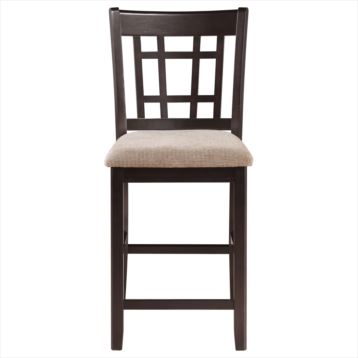 chillscreamni Round Extension Dining Table with Storage and 4 Lattice ...