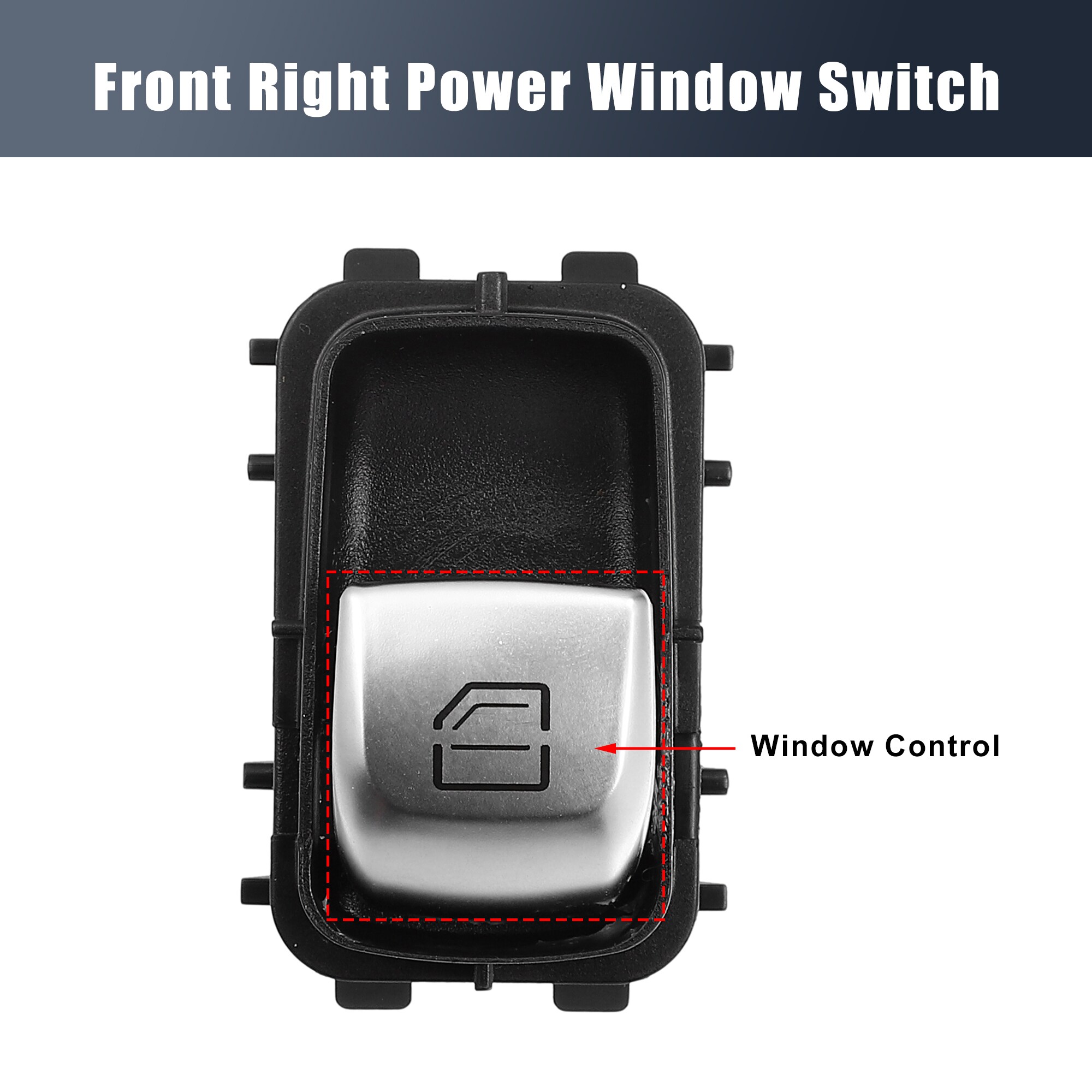 Unique Bargains Front Right Power Window Switch for Mercedes-Benz for ...