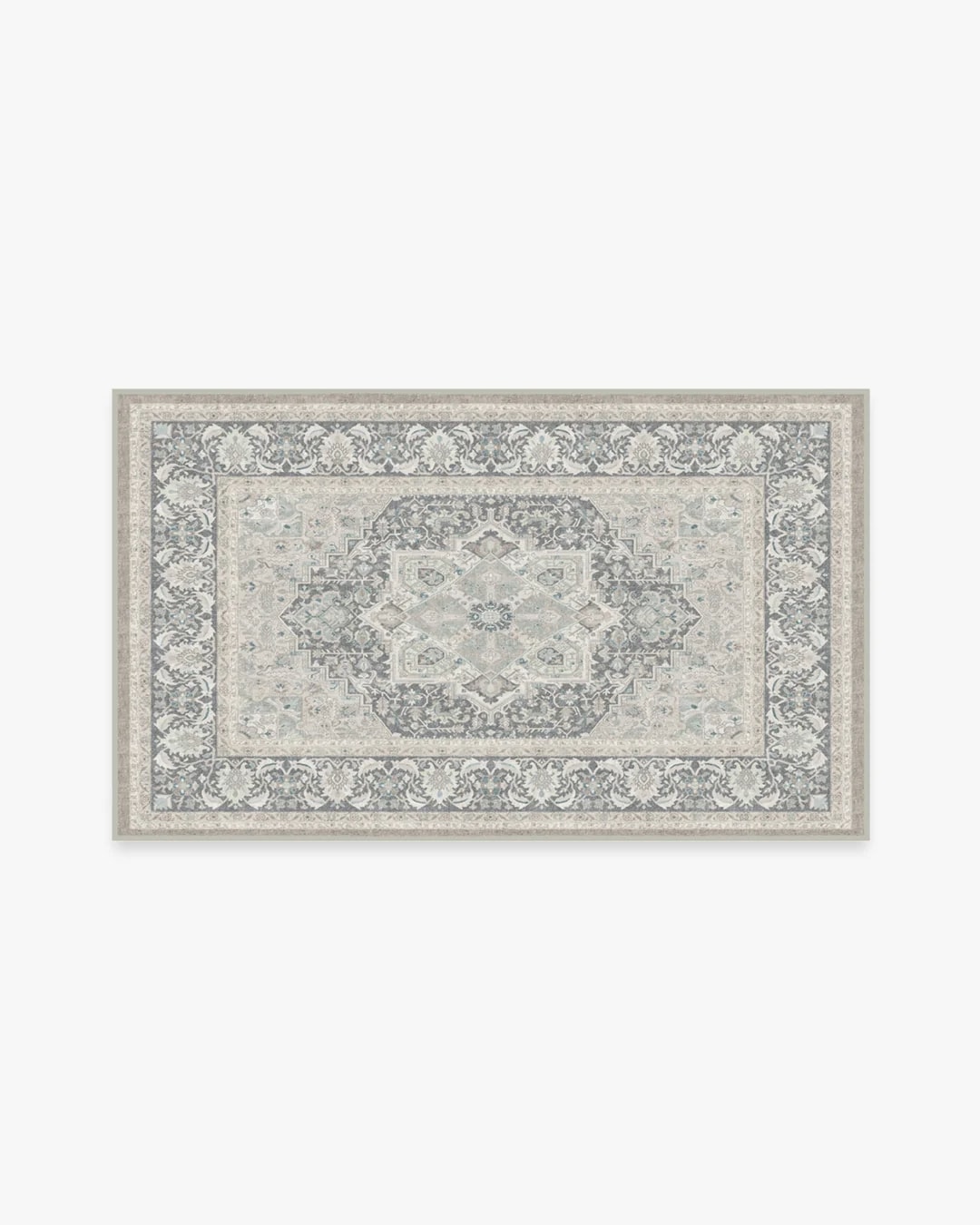 Ruggable Hendesi Heriz 3 x 5 (ft) Flatweave Abalone Rectangular Indoor ...