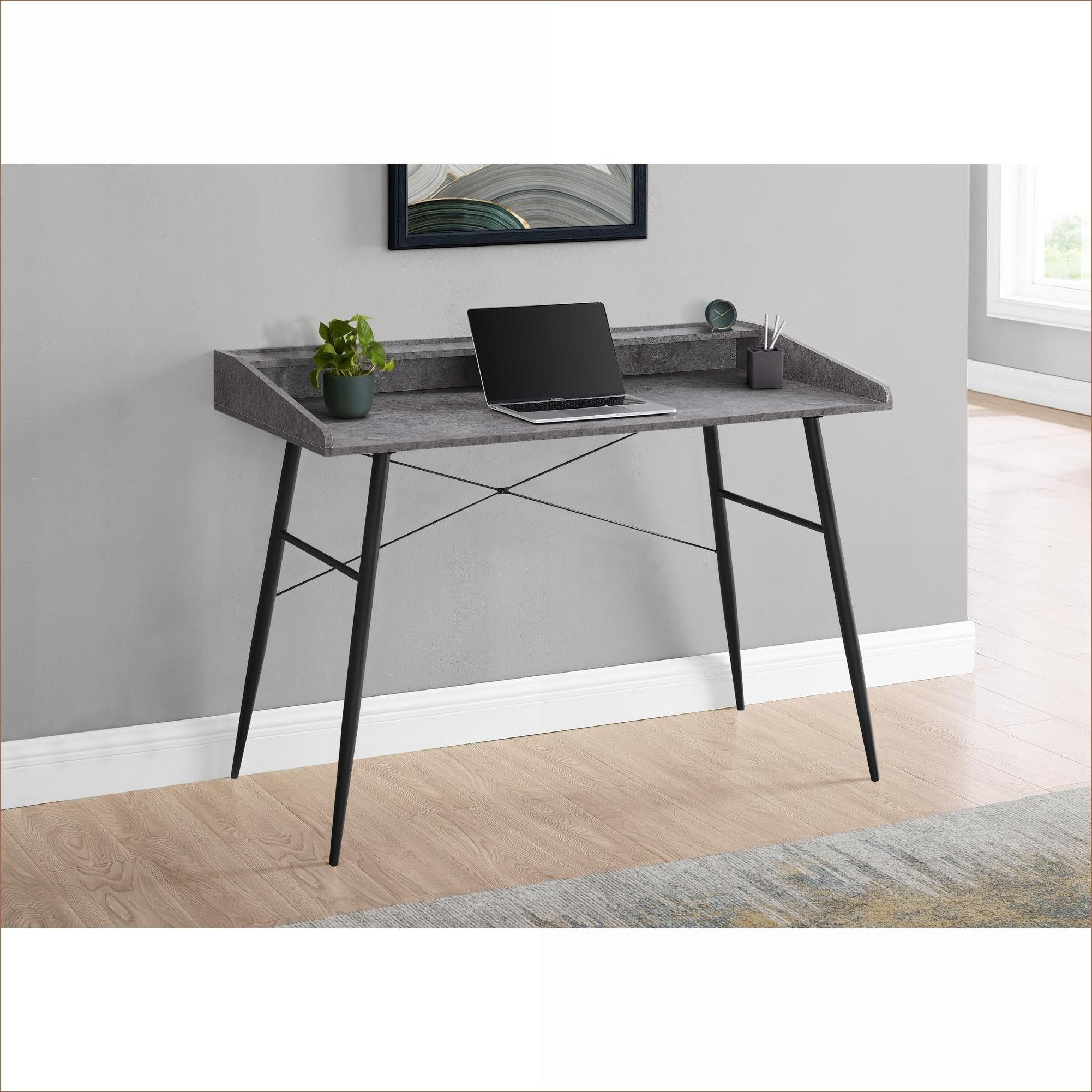 Watnature 48 Inch Contemporary Modern Computer Desk with Storage ...