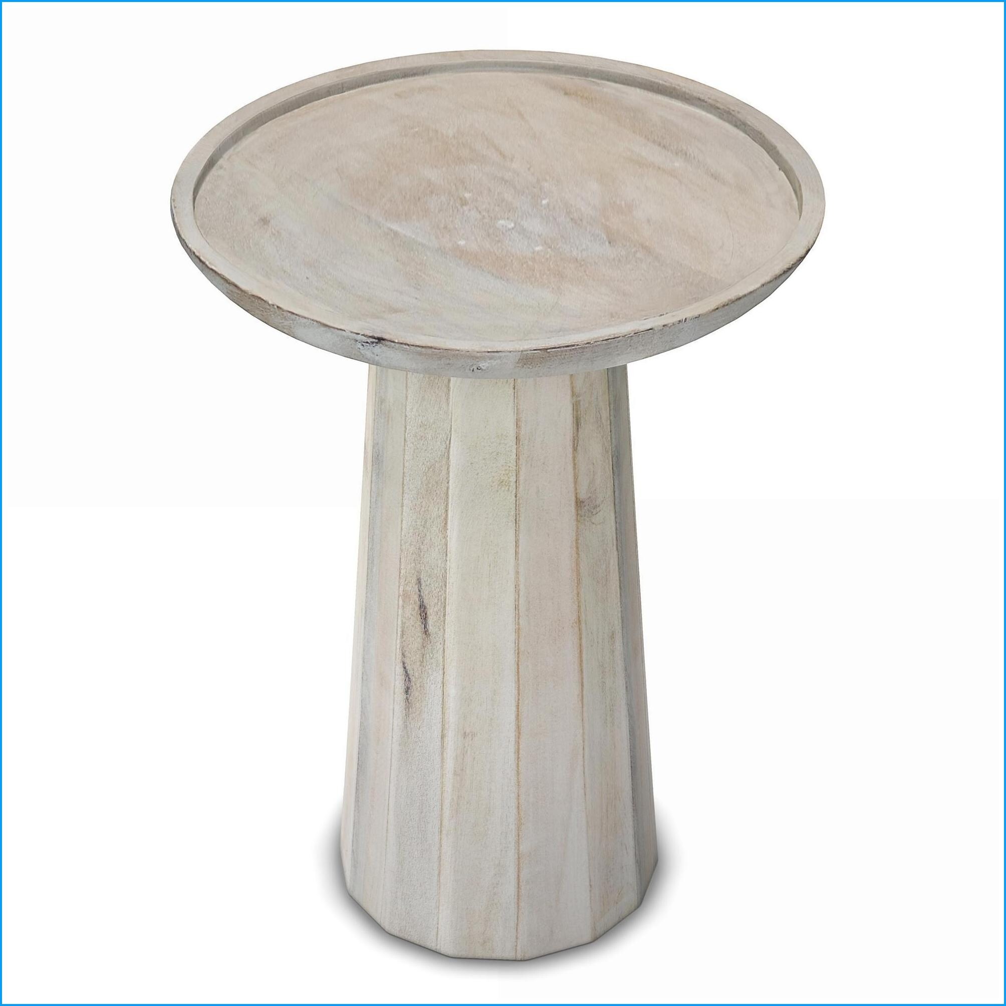 Watnature White Wash Mango Hardwood Coffee Table Contemporary ...
