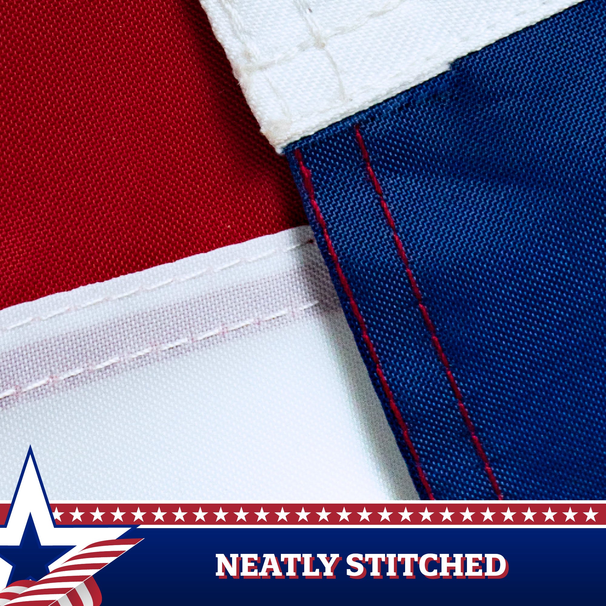 G128 10-Pack 1.67-ft W x 8-ft H Betsy Ross Pull Down Bunting ...