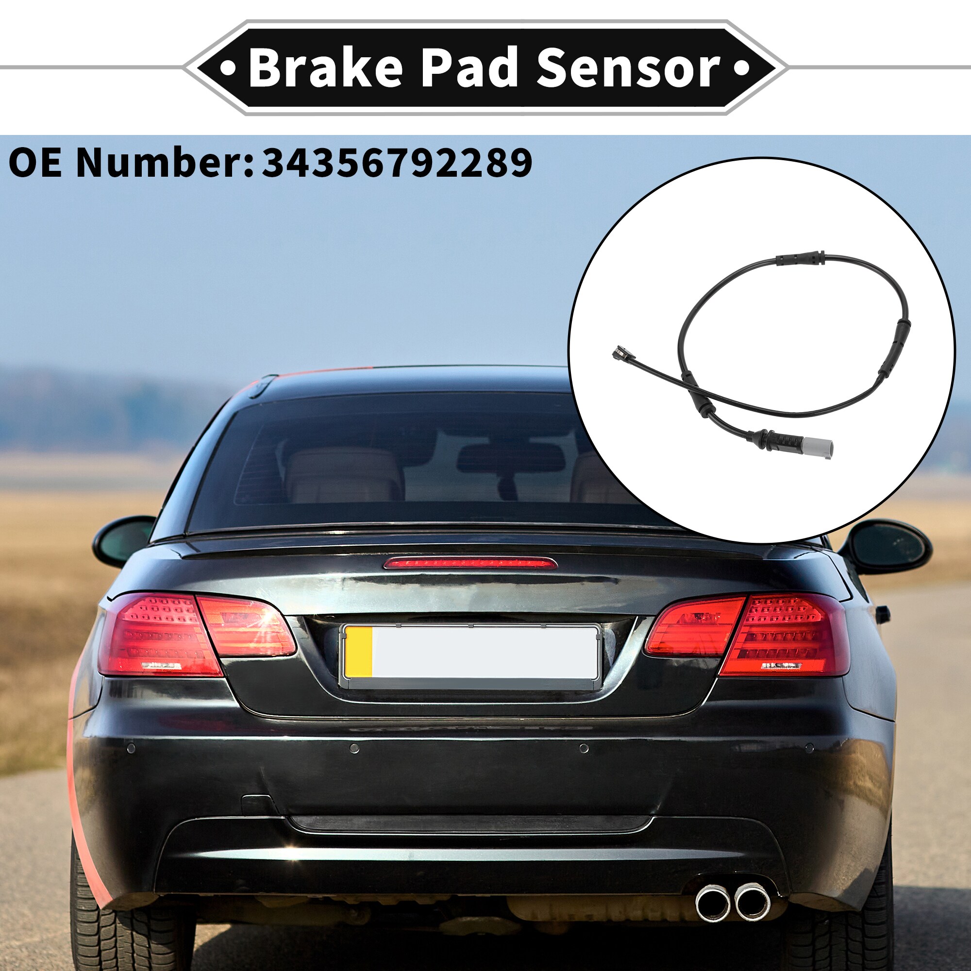 Unique Bargains 1pc Brake Pad Wear Sensor for BMW M4 F82 F83 2014-2020 ...