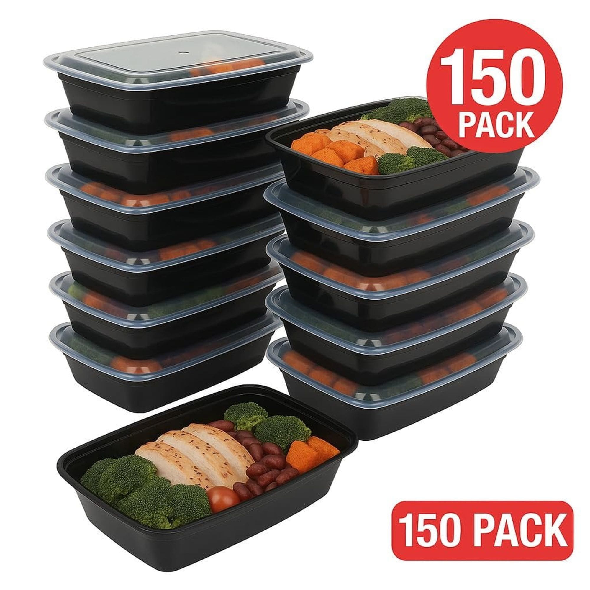 Ruthy’s Outlet Meal Prep Containers W/Lids -Square Food Storage BPA ...
