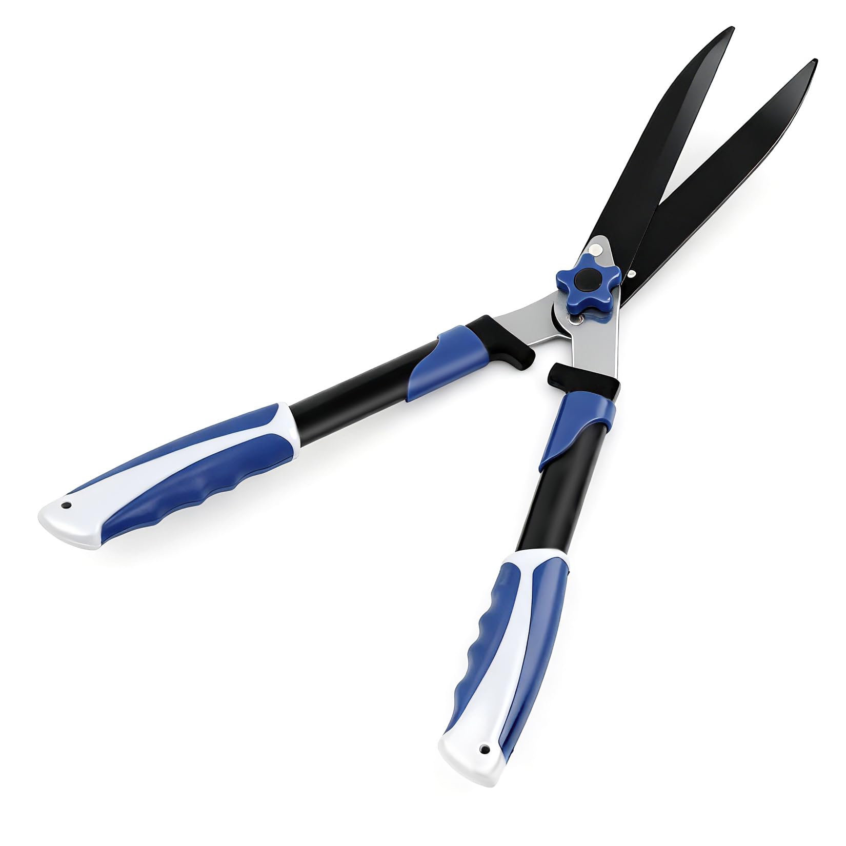 Garvee Heavy Duty Steel Hedge Shears 24 Wavy Blade Garden Scissors ...