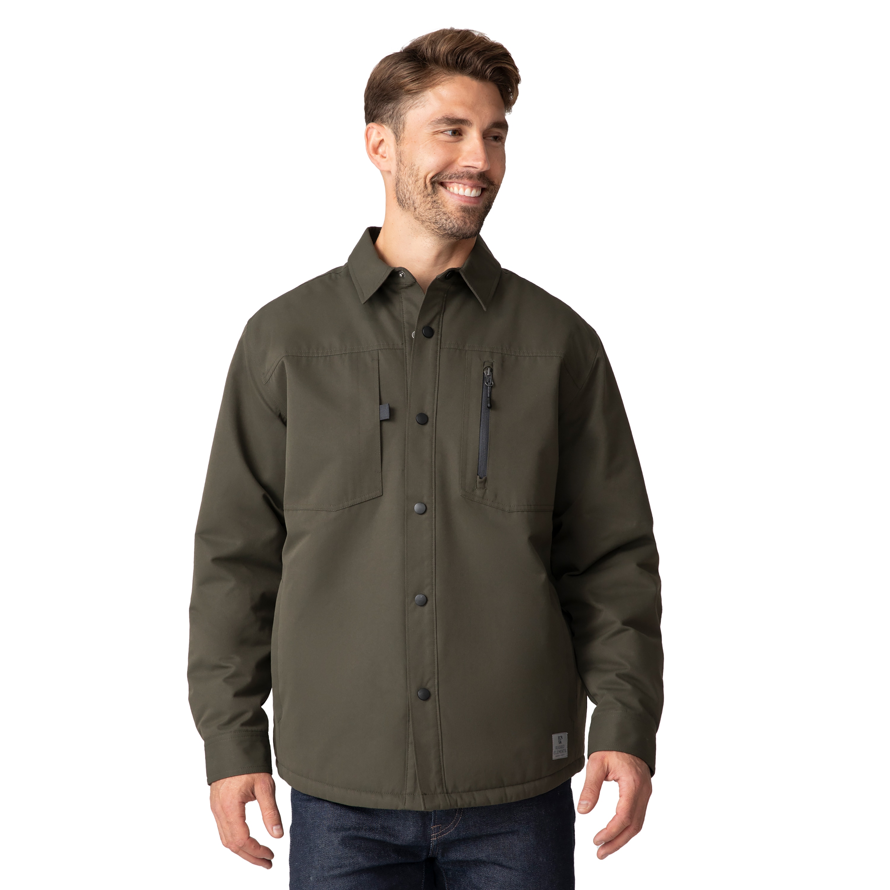 Free Country Brawny Function Men's Olive Canvas Insulated Work jacket ...