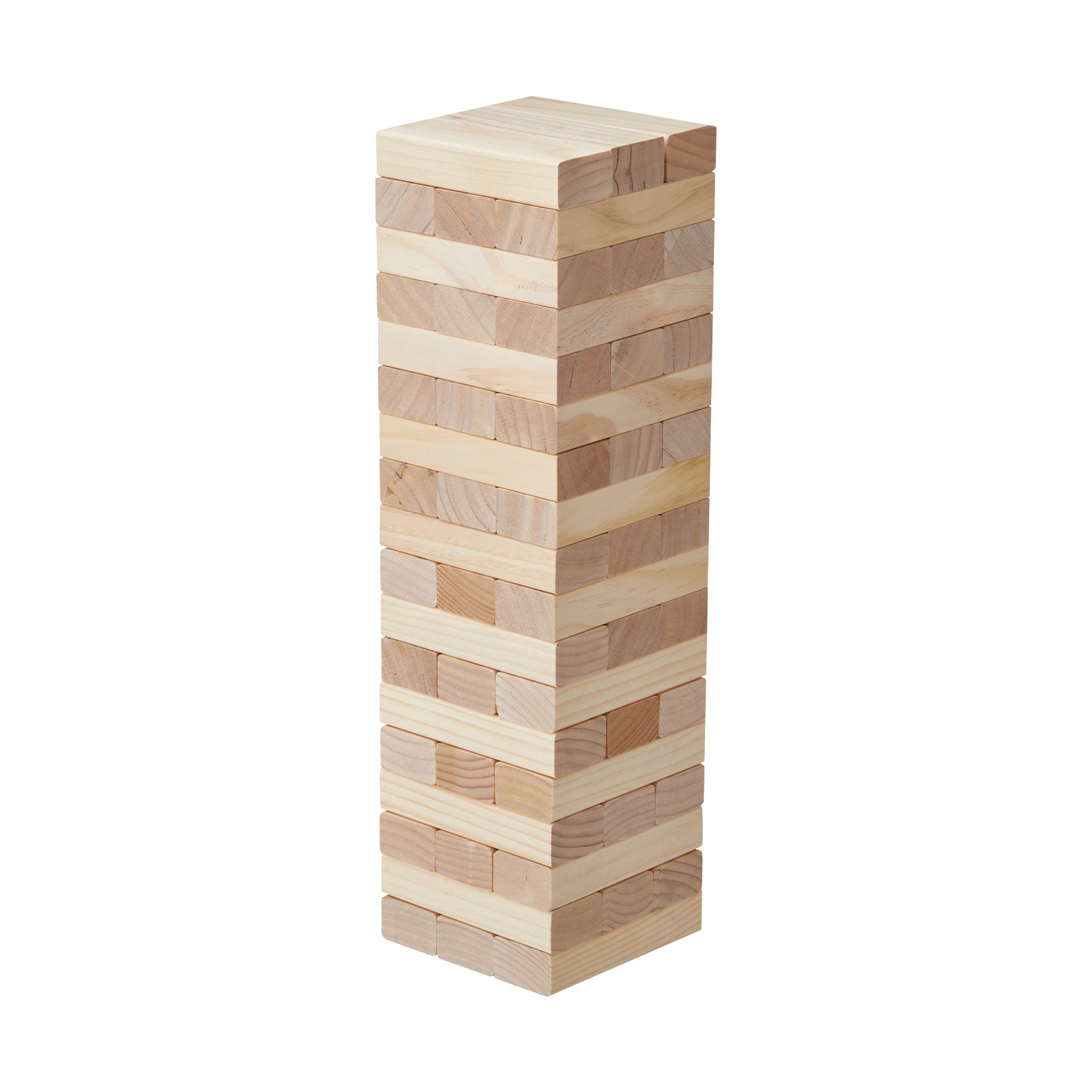 VEVOR Tumbling Timber Toy 54 Blocks Medium Tumble Tower Blocks Game ...