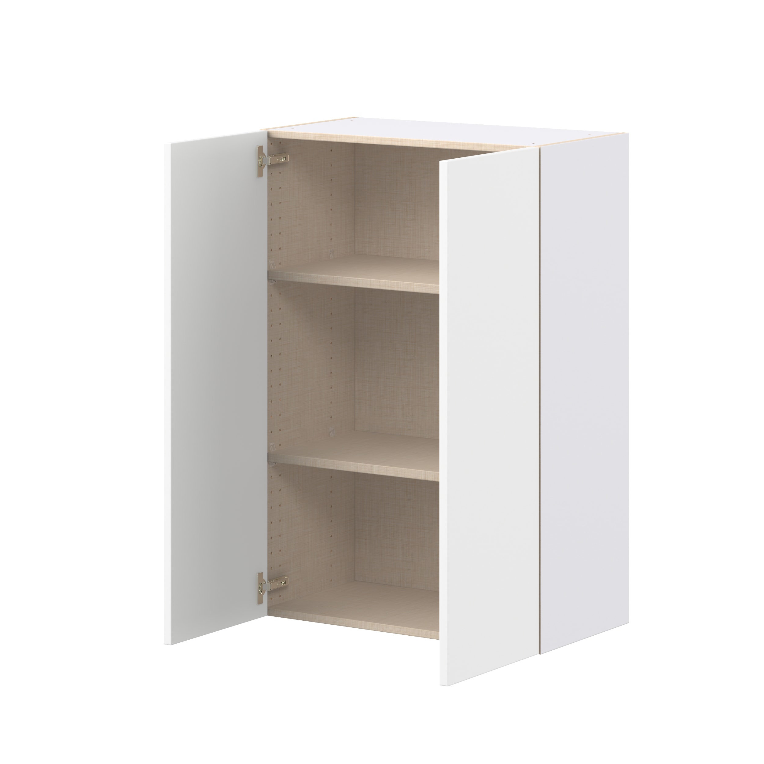 Hugo&Borg Lasalle 27-in W x 40-in H x 14-in D Bright White Slab Wall ...