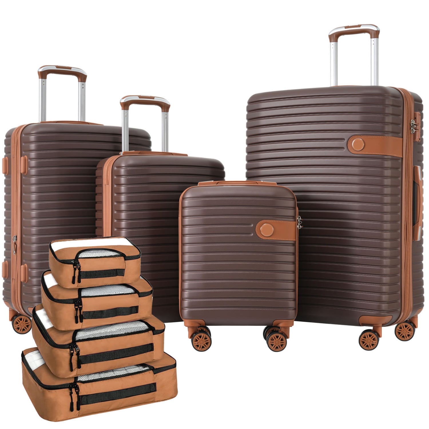 Streamdale Furniture Streamdale 4-Pc. Expandable Luggage withTSA Lock ...