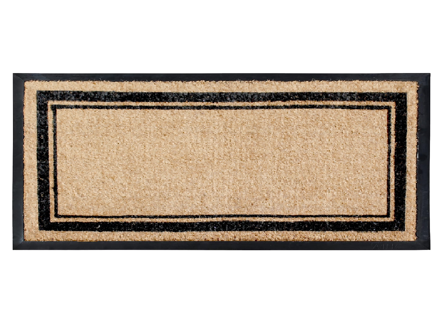 A1 Home Collections Natural Coir and Rubber Door Mat 30-in x 60-in ...
