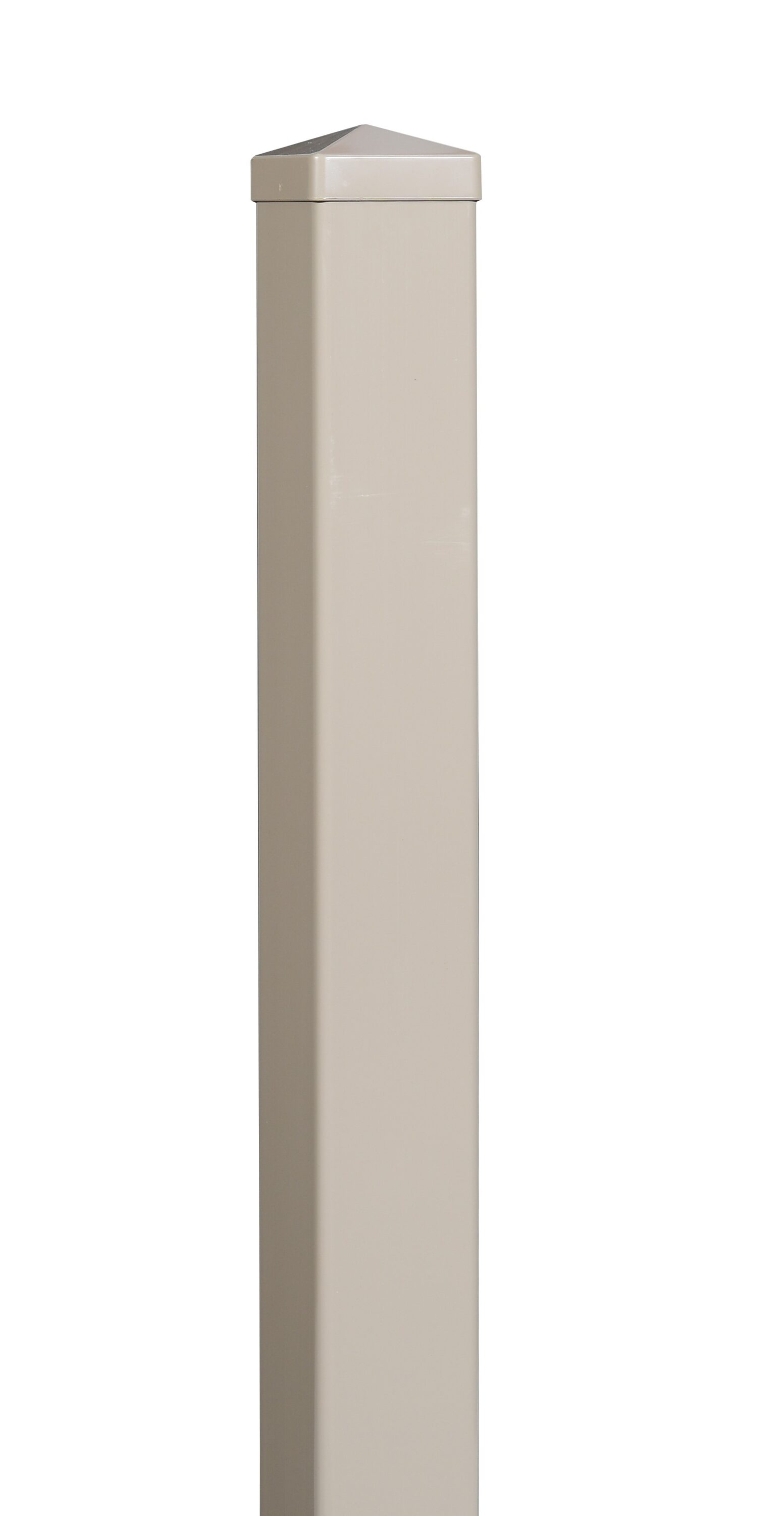 STOCK 6:38 4-in x 4-in x 4-ft Clay Vinyl Deck Post sleeve in the Deck ...