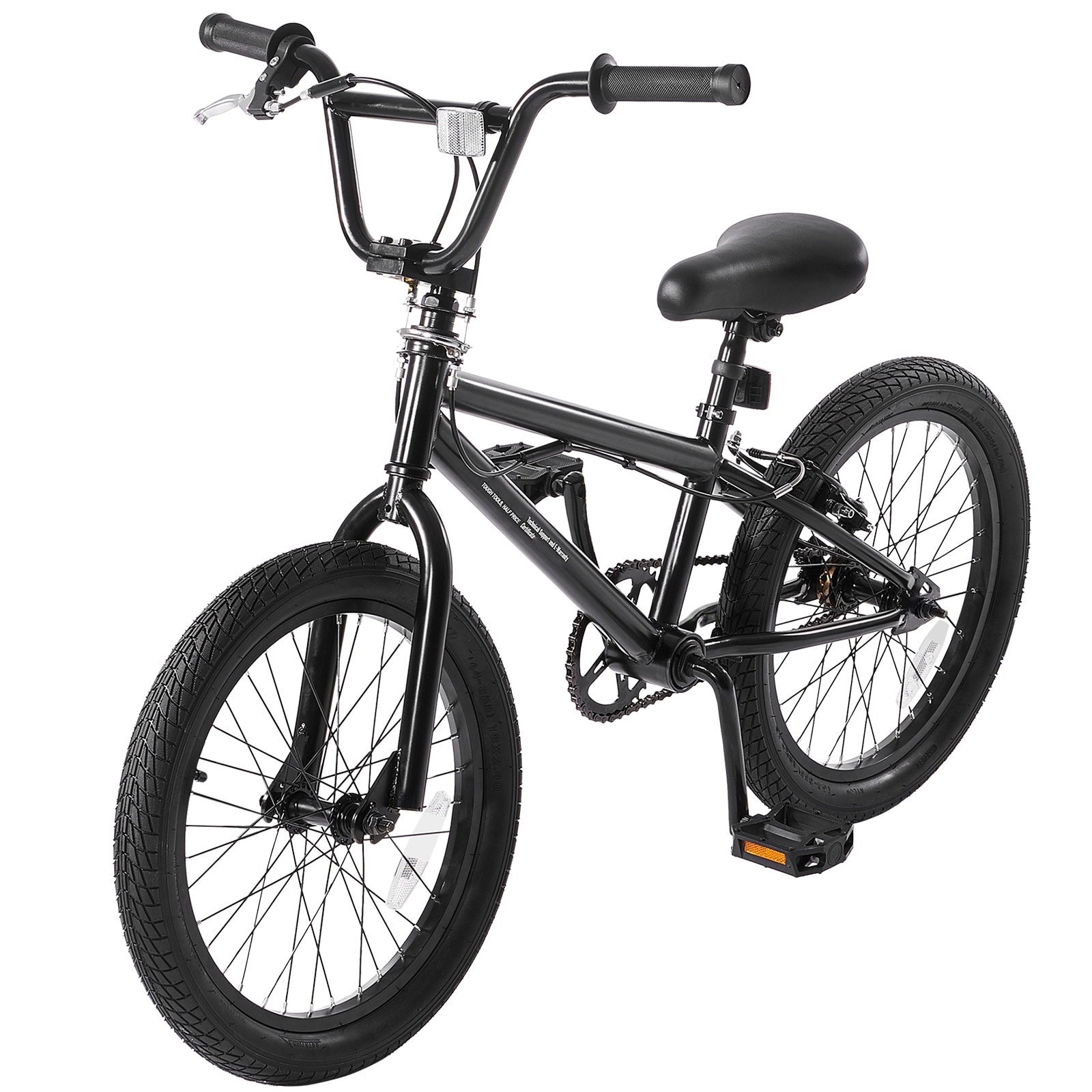 GIVIMO 18-in Wheel Freestyle BMX Bike with 360-Degree Rotor and Hi-Ten ...