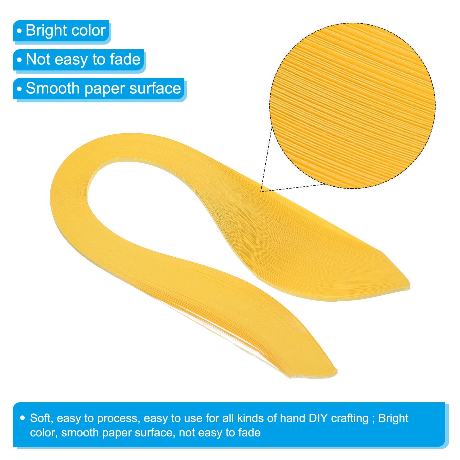 PATIKIL 600pcs Quilling Strips Paper 1/8inch(3mm) 39cm Origami Paper ...