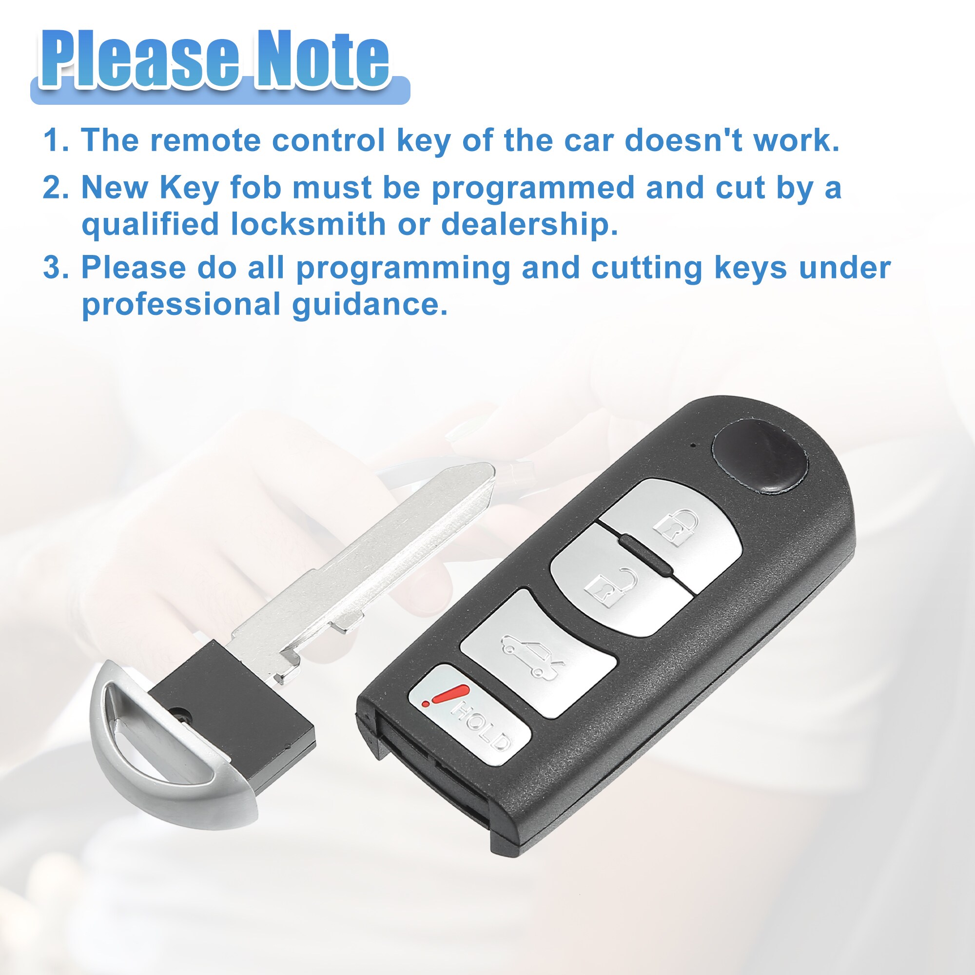 Unique Bargains 315 MHz 4 Buttons SUV Keyless Entry Remote Key Fob Fit ...