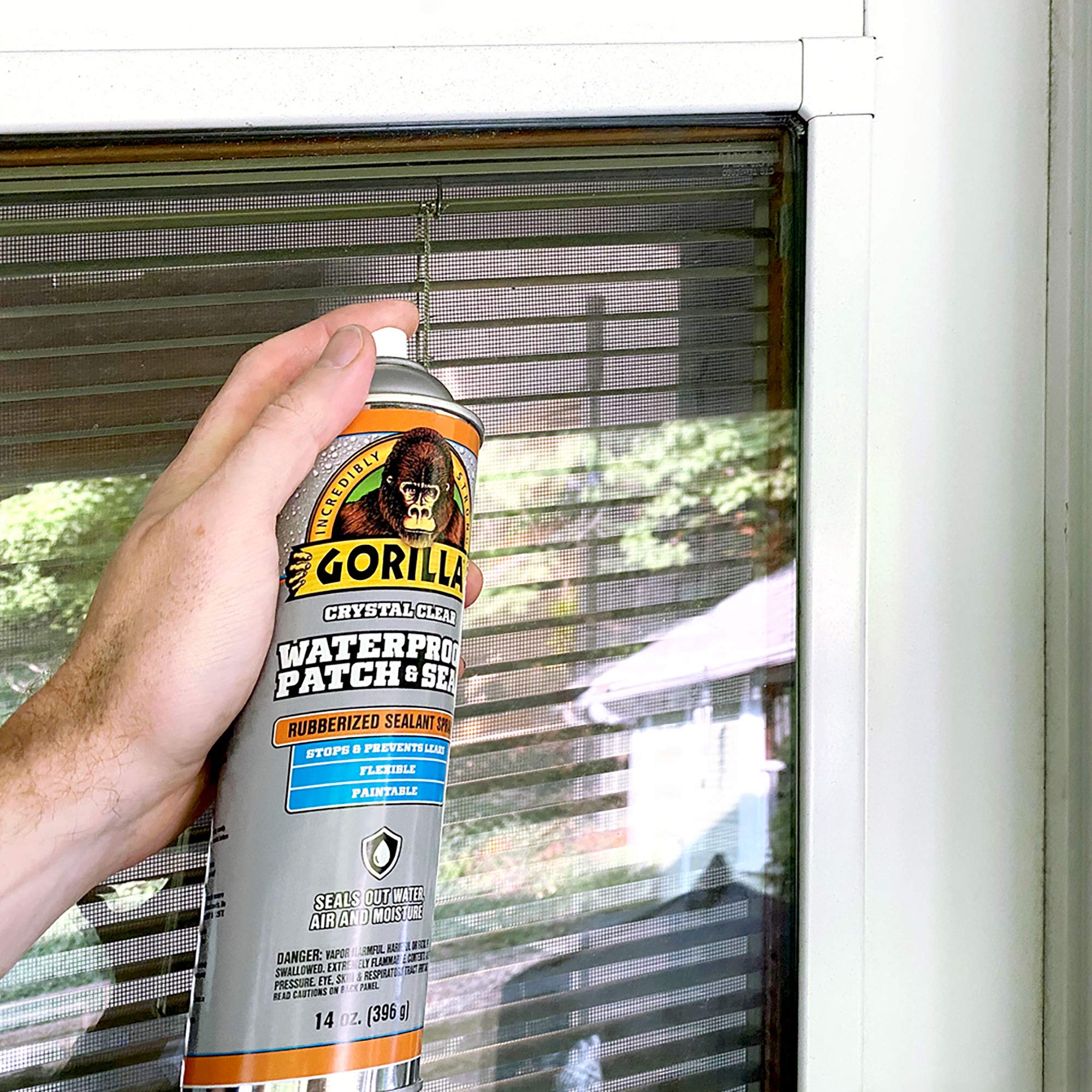 Gorilla Waterproof Patch and Seal Rubberized Sealant Spray - 14 Ounce ...